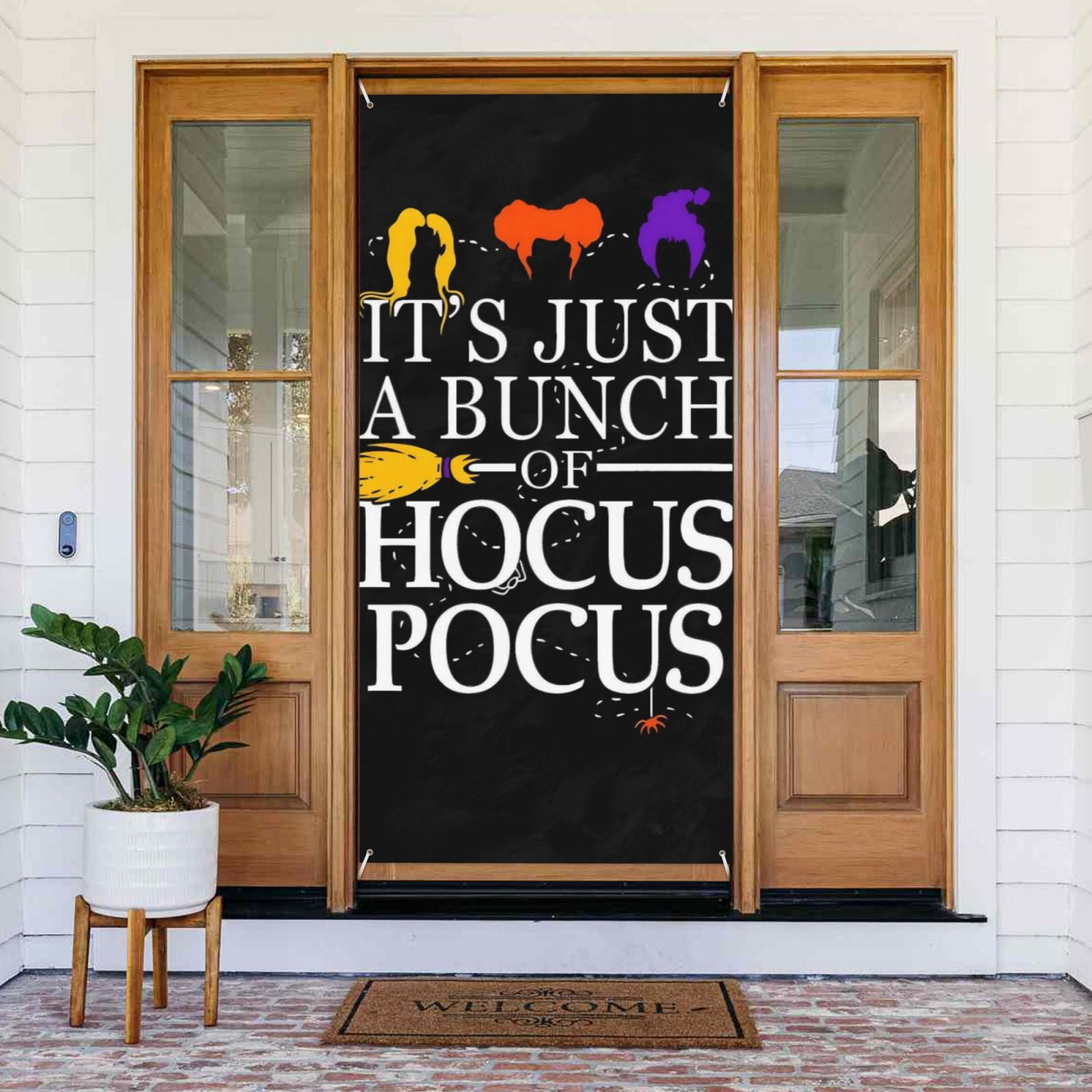 Hocus Pocus Birthday Party Door Banner Decorative For Front Door Walls ...