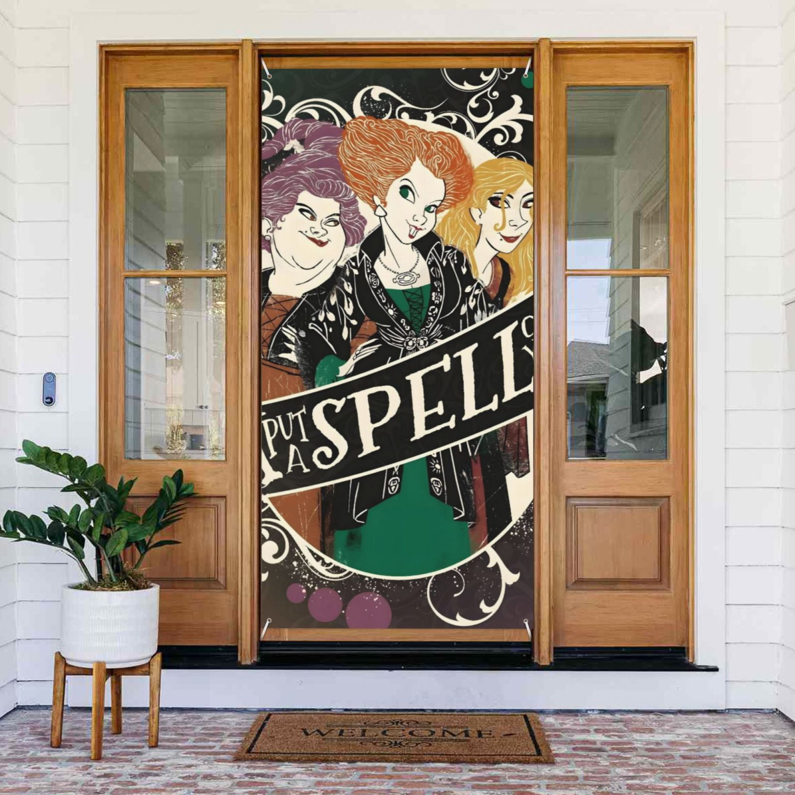 Hocus Pocus Birthday Party Door Banner Decorative For Front Door Walls ...