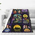 Hocus Pocus Blanket Halloween Throw Blankets Soft Microfiber Ultra ...