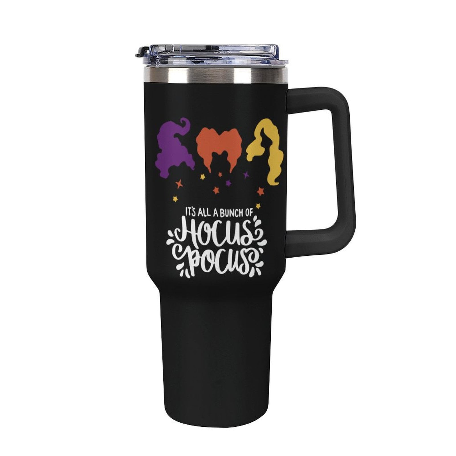 Hocus Pocus Car Cup Stainless Steel Thermos Cup with Handle 40oz ...