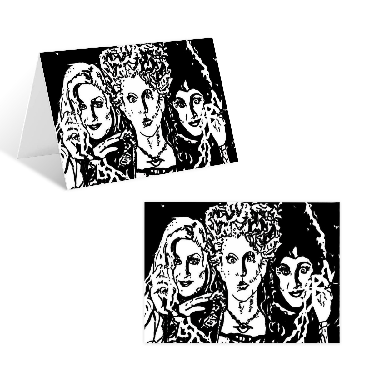 Hocus Pocus Cards and Envelopes Greeting Cards with Envelopes Blank ...