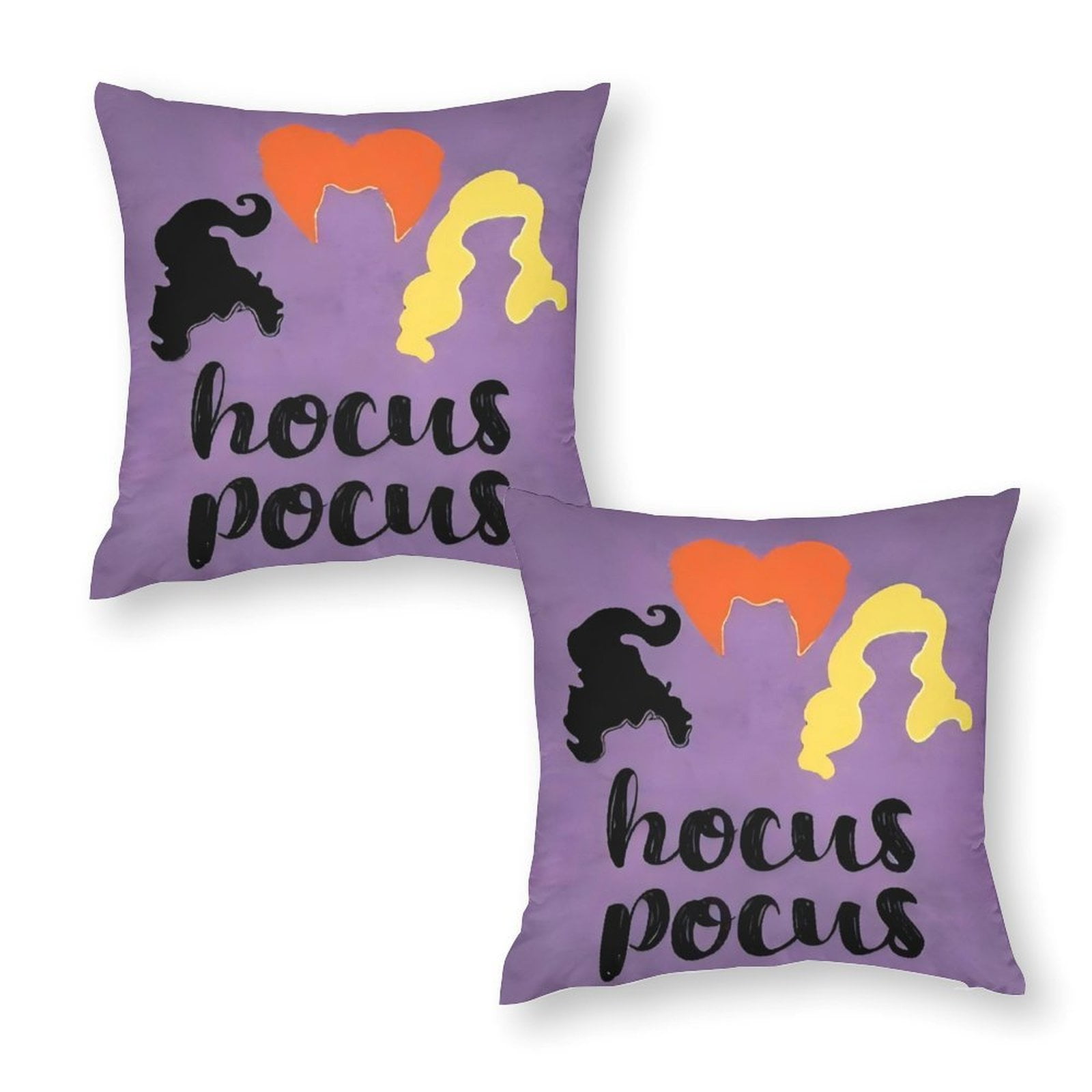 Hocus Pocus Cartoon Anime Soft Hug Pillowcase Reversible 12"x12 ...