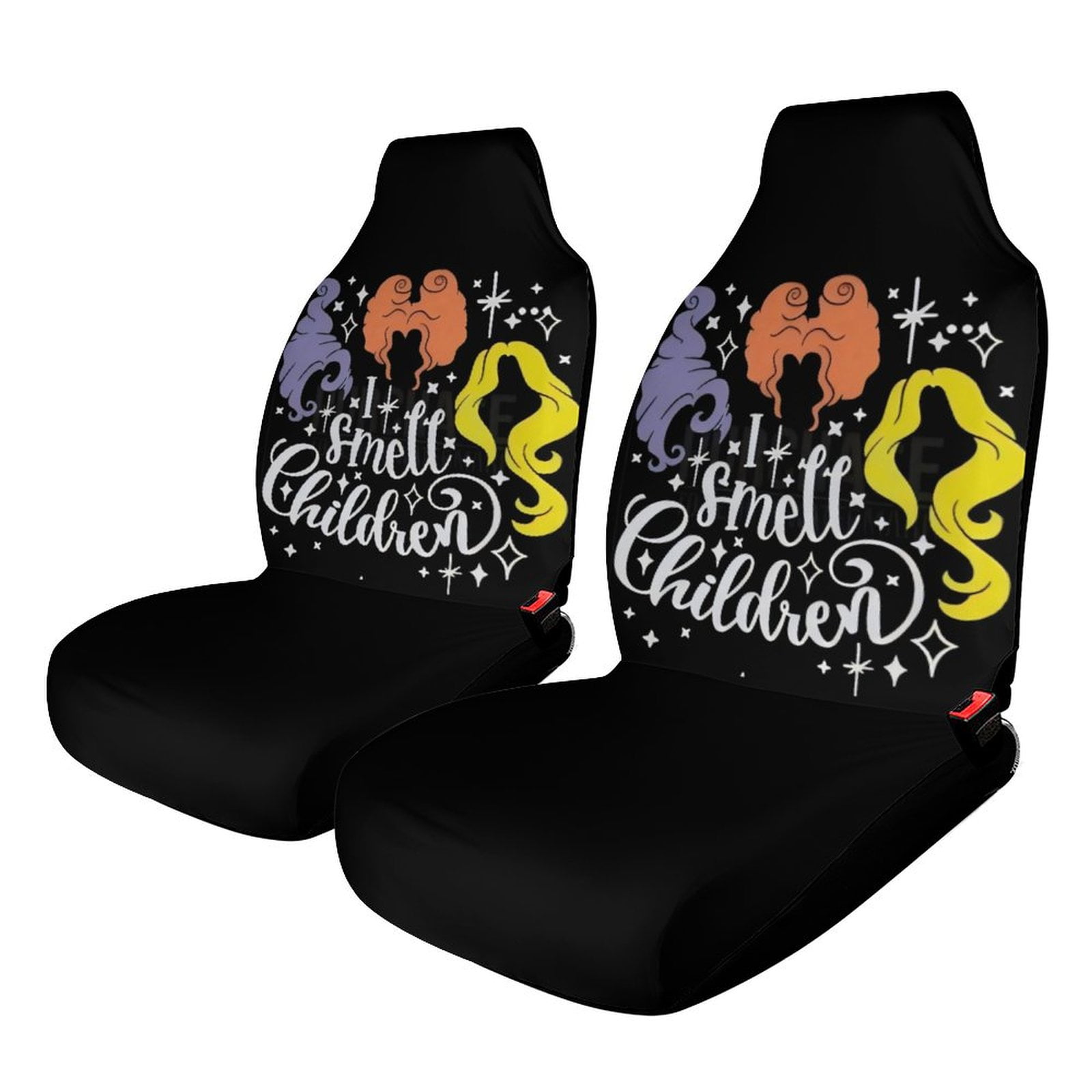 Hocus Pocus Cartoon Car Seat Cover Protector Accessories 2-Piece Set ...
