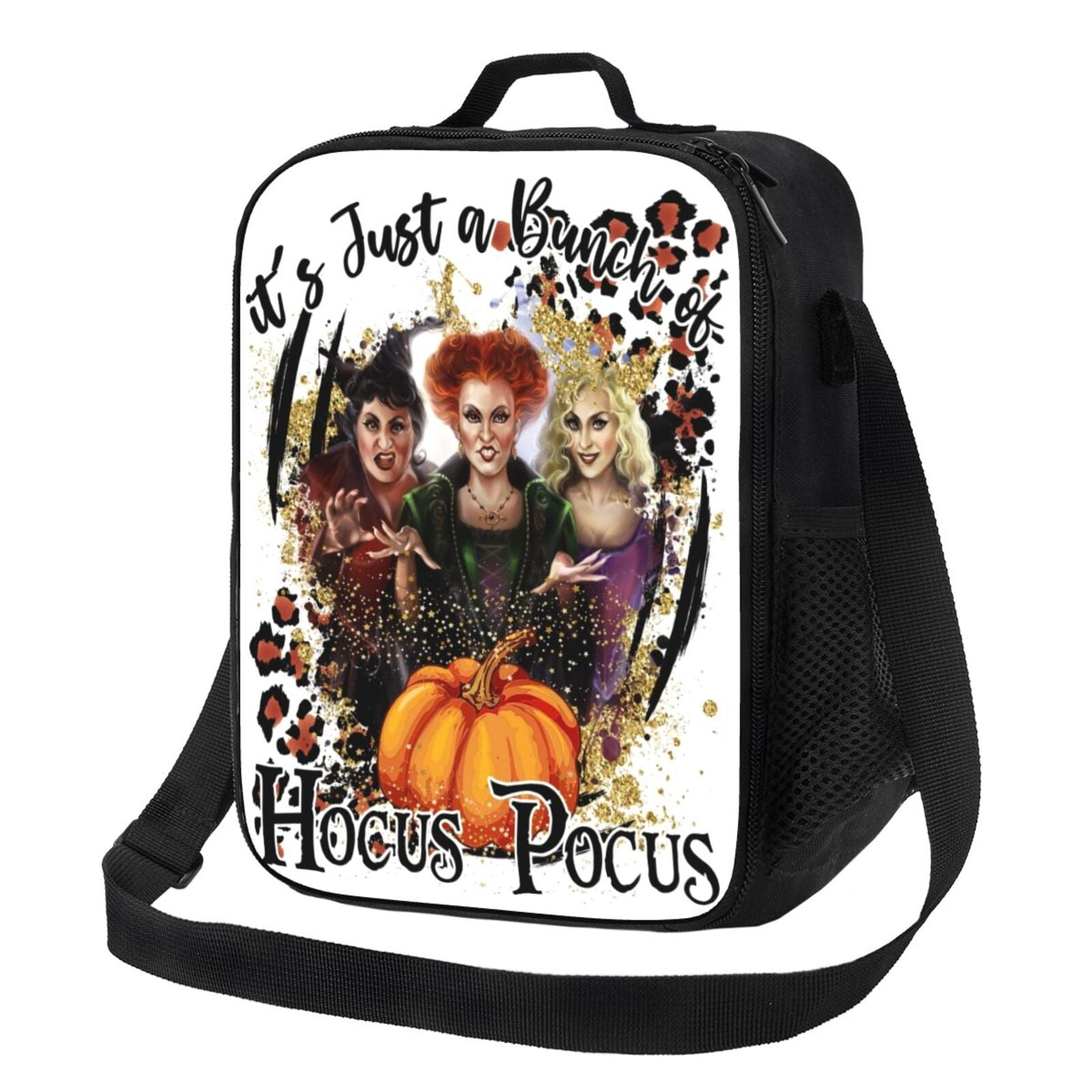 Hocus Pocus Cartoon Insulated Lunch Bag With Adjustable Shoulder Strap ...