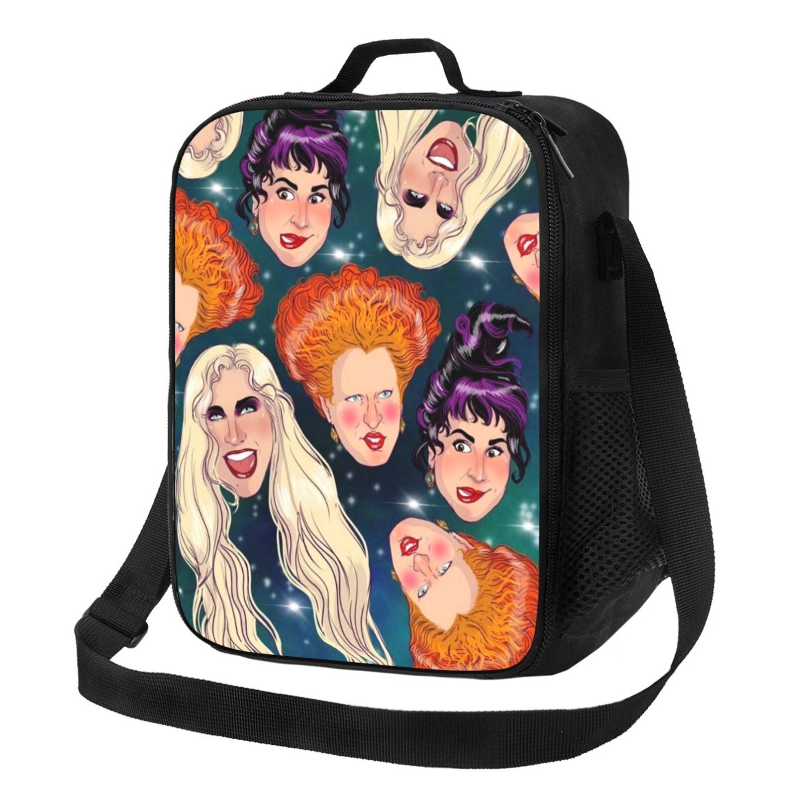 Hocus Pocus Cartoon Insulated Lunch Bag With Adjustable Shoulder Strap ...