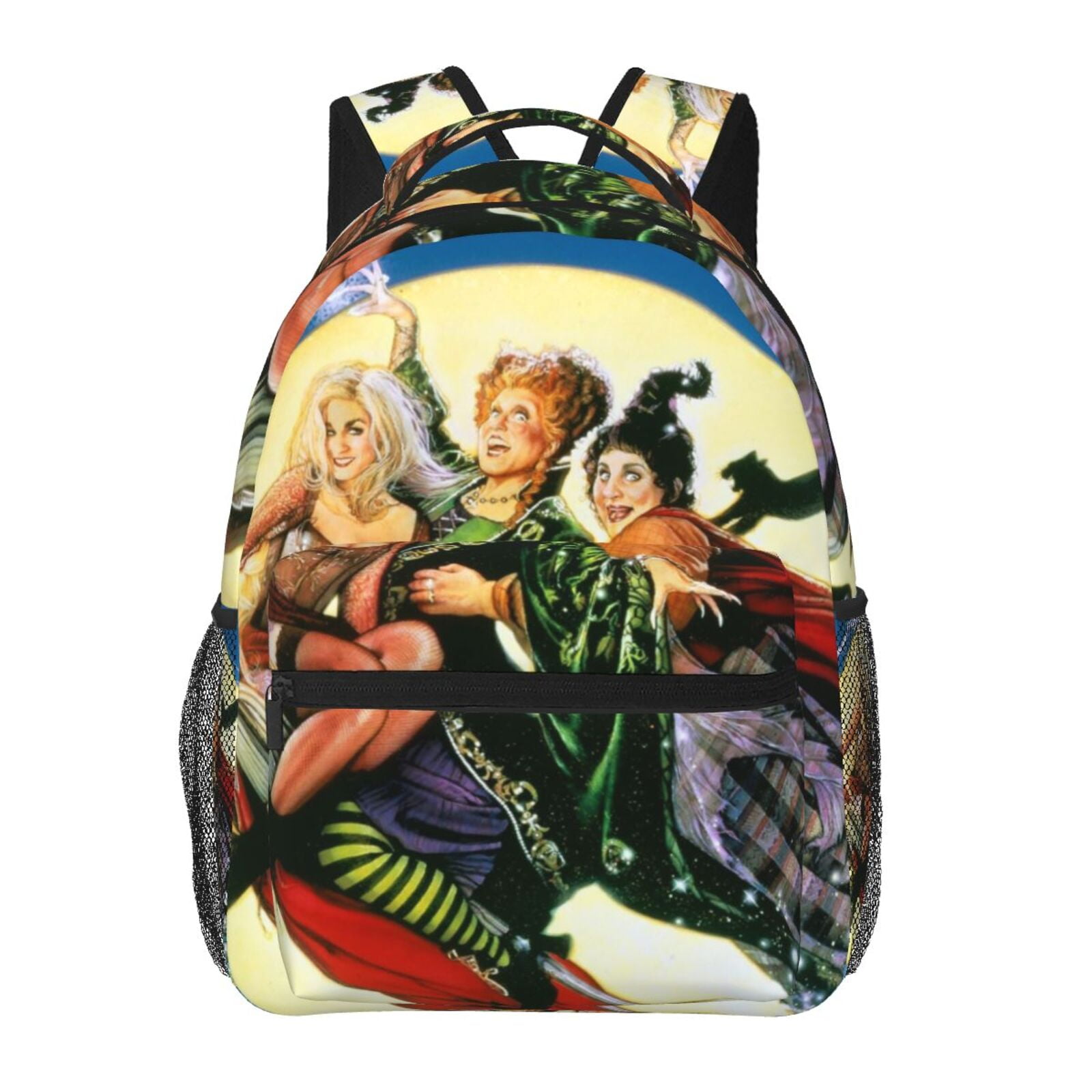 Hocus Pocus Casual Backpack Laptop Daypack School Bag Bookbag Unisex ...