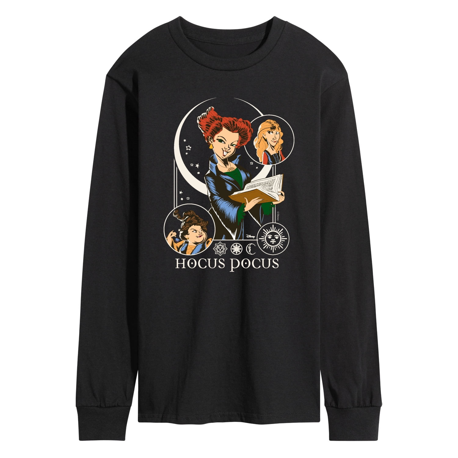 Hocus Pocus - Celestial Art Nouveau - Men's Long Sleeve Graphic T-Shirt ...