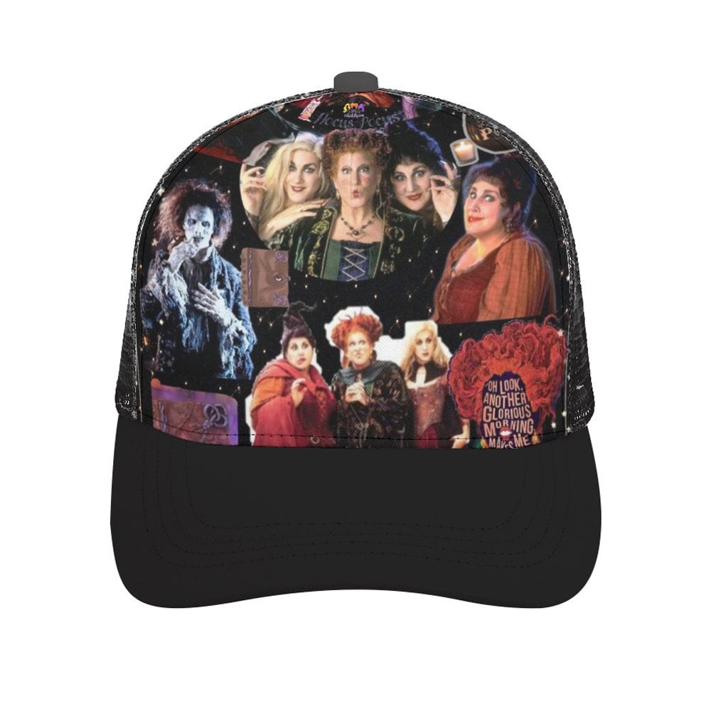 Hocus Pocus Curved Brim Baseball Cap Classic Trucker Hat Adjustable Dad ...
