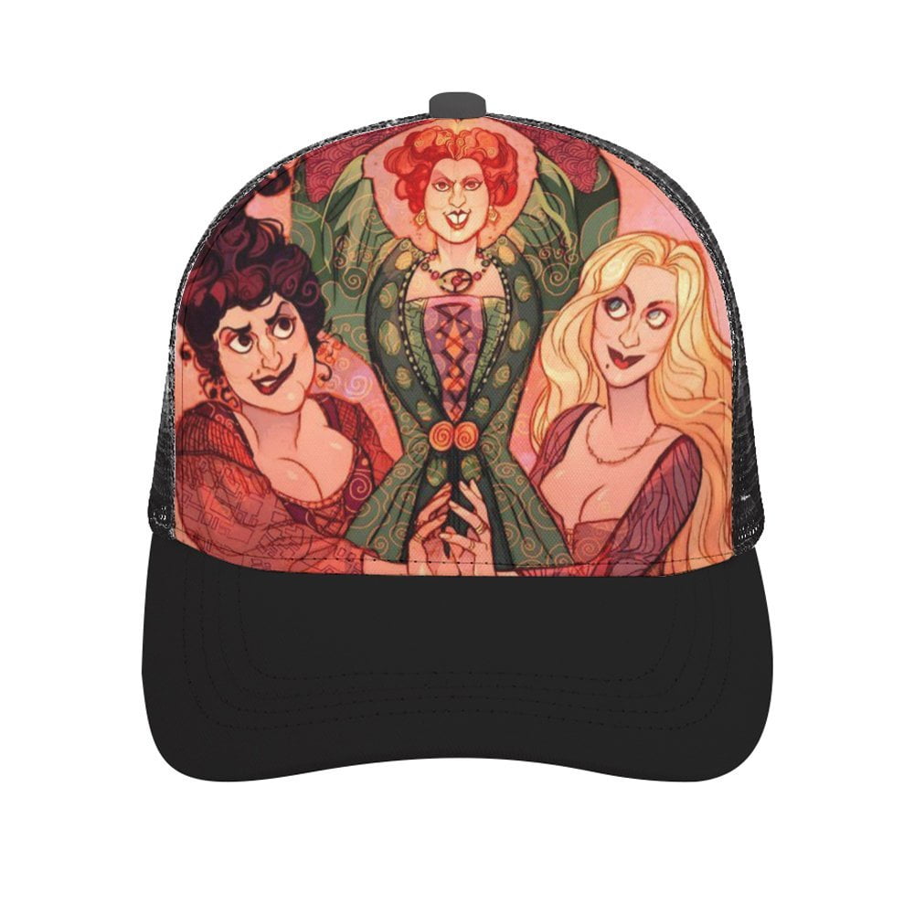 Hocus Pocus Curved Brim Baseball Cap Classic Trucker Hat Adjustable Dad ...