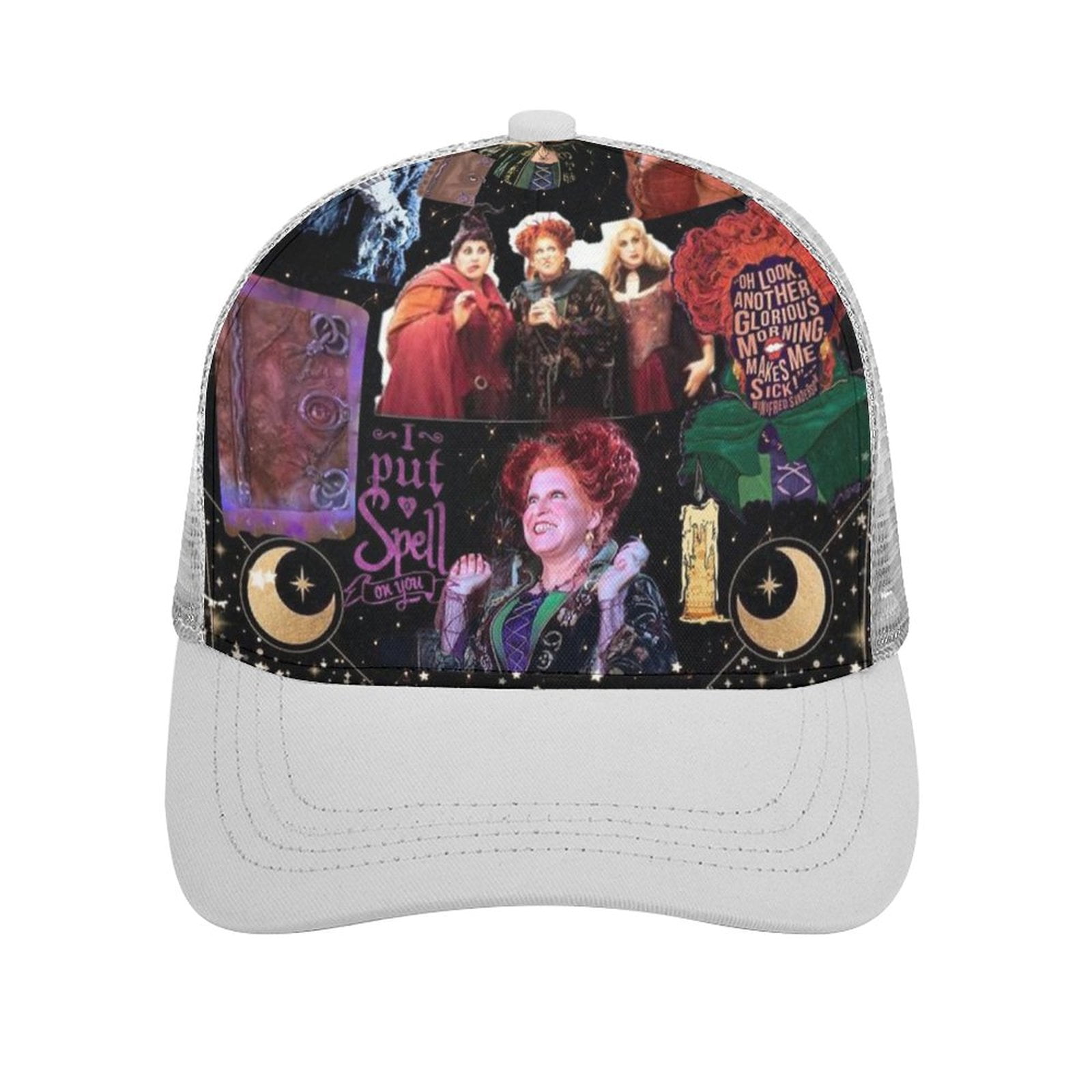 Hocus Pocus Curved Brim Baseball Cap Classic Trucker Hat Adjustable Dad ...