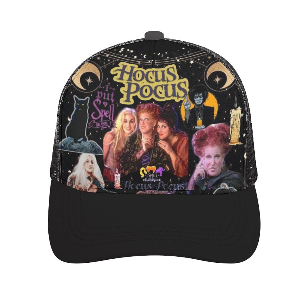 Hocus Pocus Curved Brim Baseball Cap Classic Trucker Hat Adjustable Dad ...