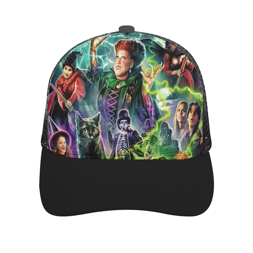 Hocus Pocus Curved Brim Baseball Cap Classic Trucker Hat Adjustable Dad ...
