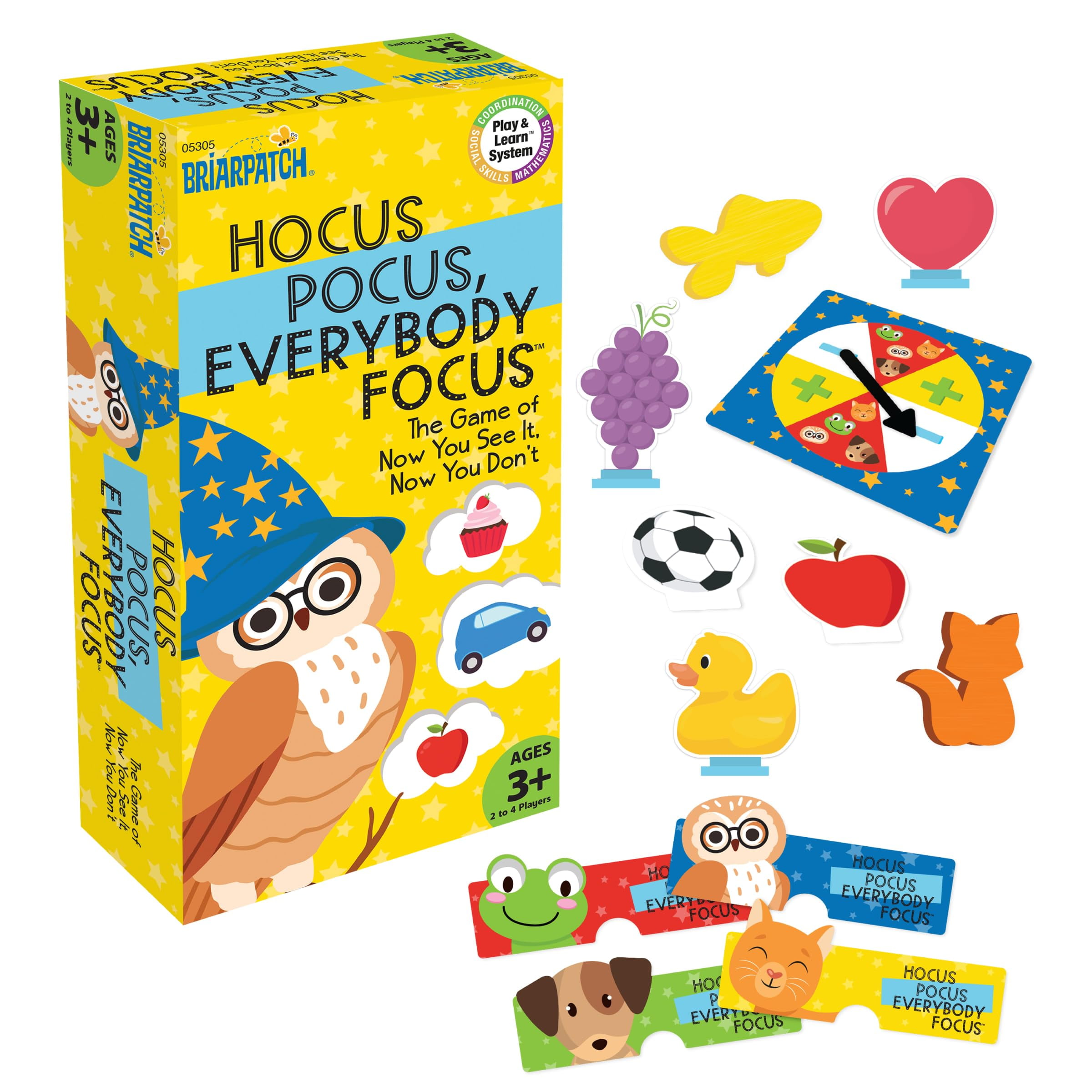 | Hocus Pocus Everybody Focus Game, School Readiness Game For Preschool ...