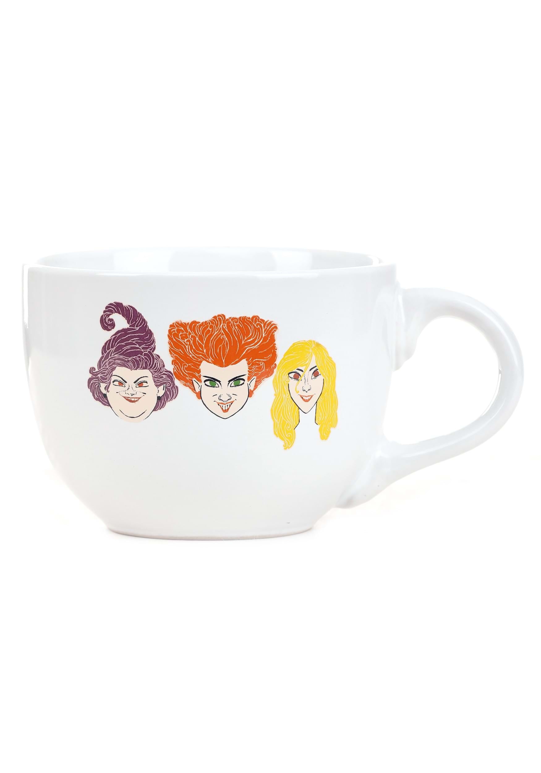 Hocus Pocus Faces and Title 24 oz Ceramic Soup Mug - Walmart.com