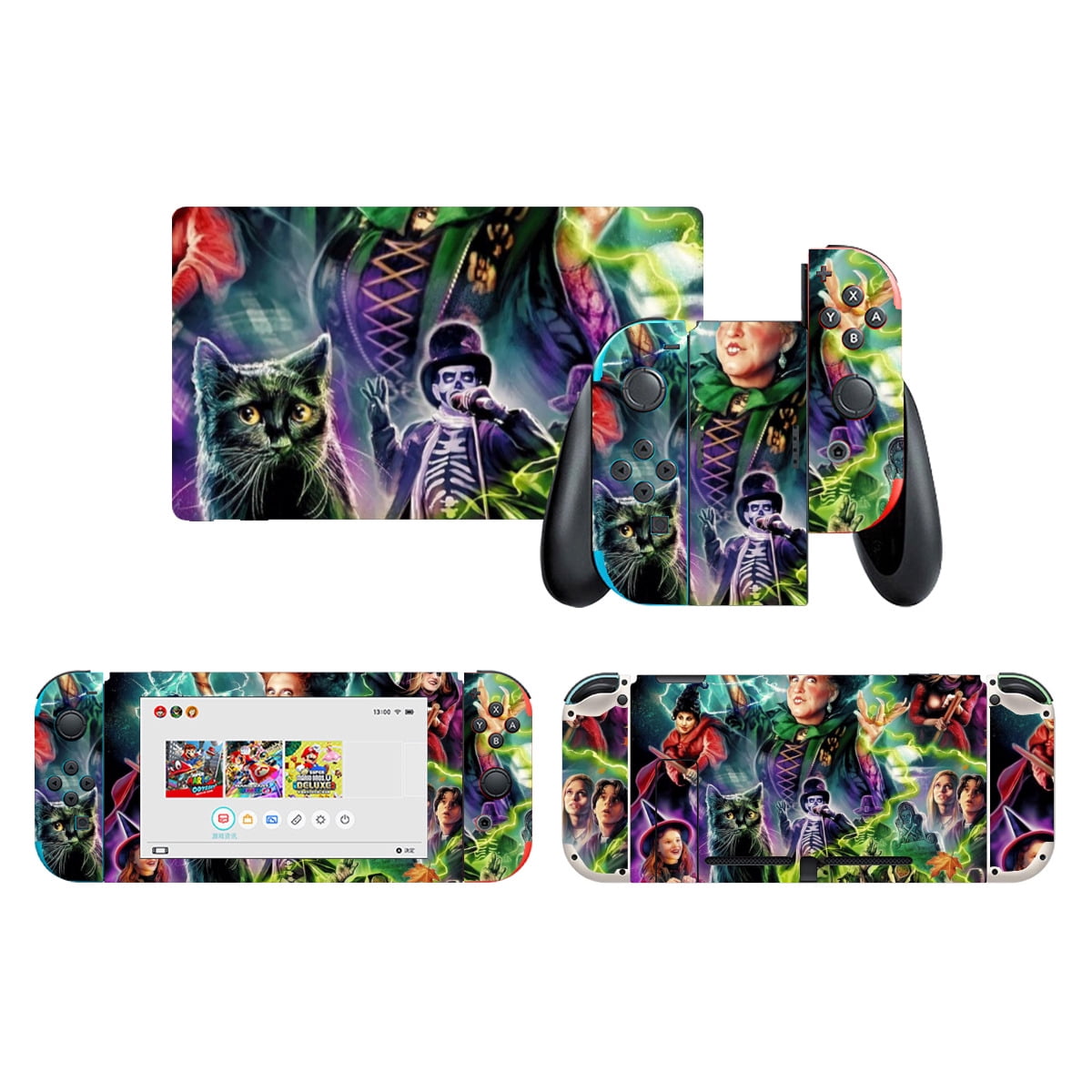 Hocus Pocus Game Switch Skin - Anime Cartoon Game Sticker, No Bubble ...