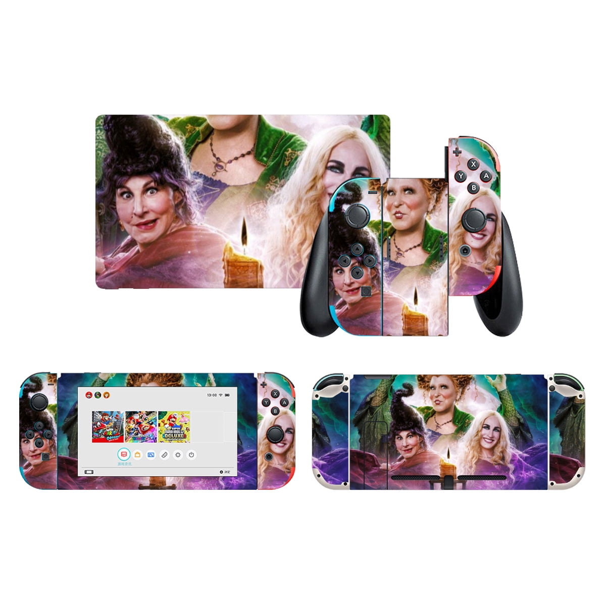 Hocus Pocus Game Switch Skin - Anime Cartoon Game Sticker, No Bubble ...