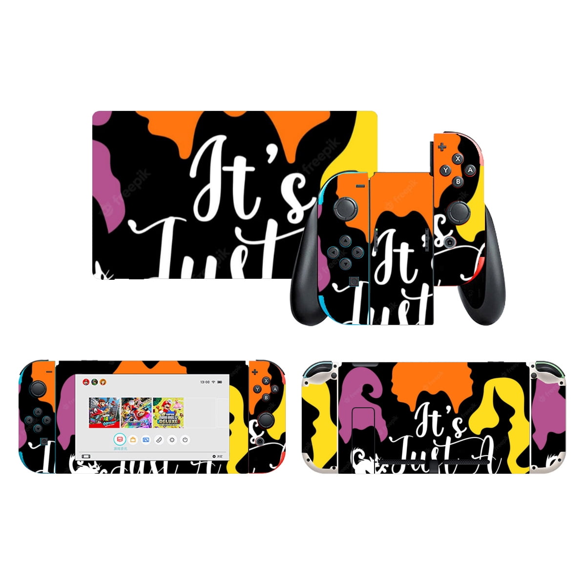 Hocus Pocus Game Switch Skin - Anime Cartoon Game Sticker, No Bubble ...