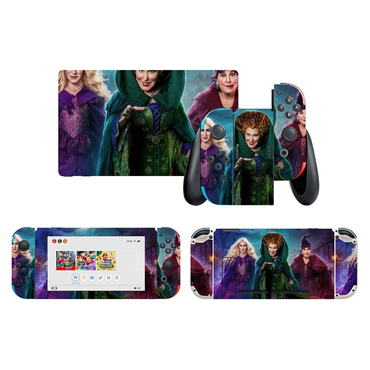Hocus Pocus Game Switch Skin - Anime Cartoon Game Sticker, No Bubble ...
