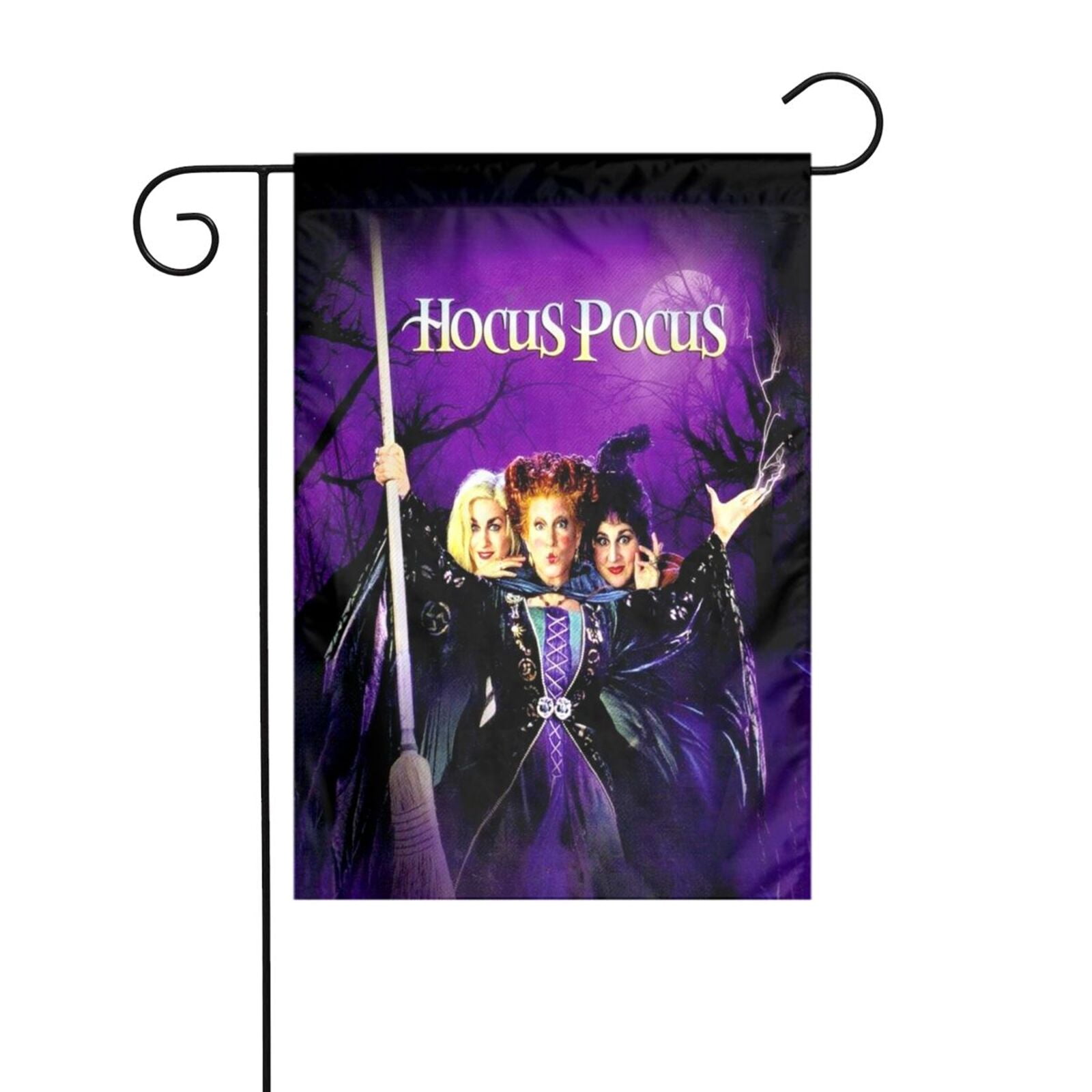 Hocus Pocus Garden Flag Double Sided Yard Outdoor Home Small Decor ...