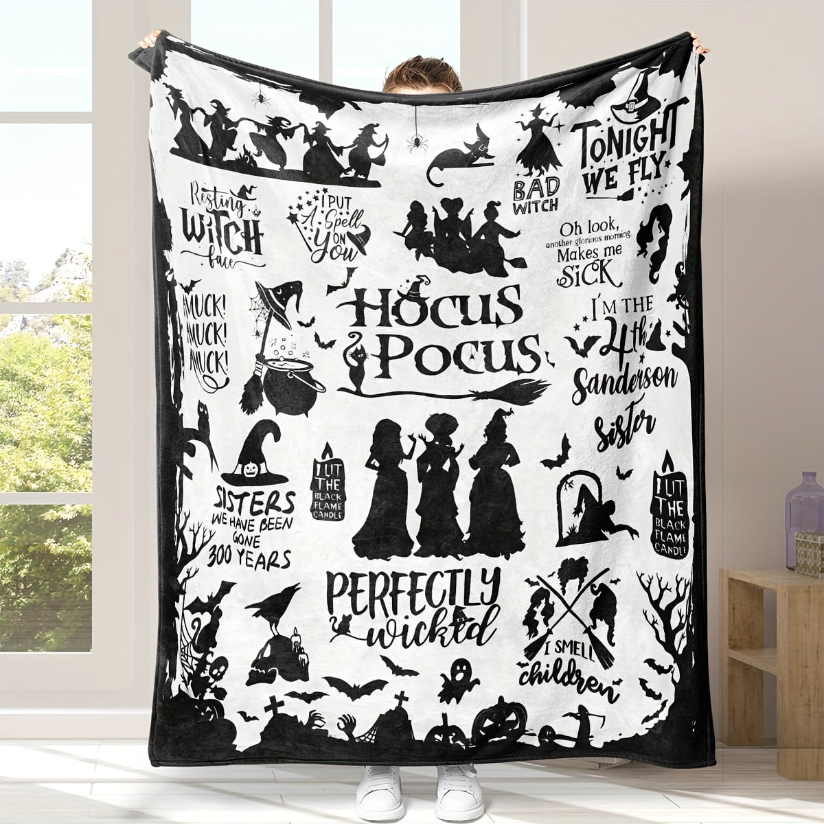 Hocus Pocus Halloween Throw Blanket: Perfectly Wicked for All Seasons ...