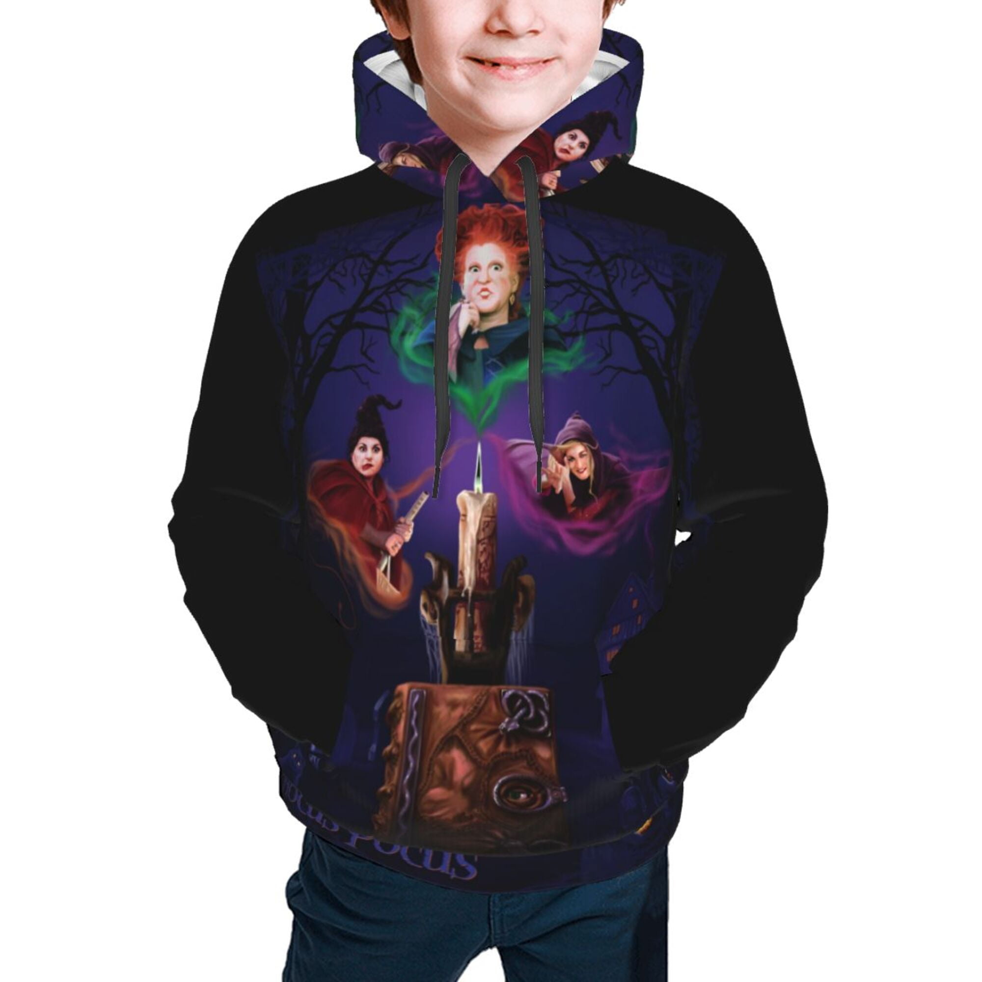 Hocus Pocus Hoodies Pullover For Boys Girls 3d Printed Hooded ...