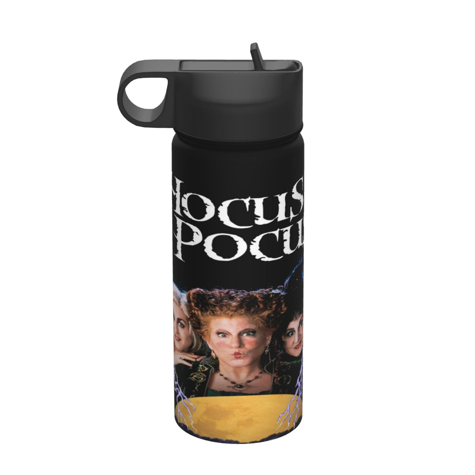 Hocus Pocus Insulated Stainless Steel Wide Mouth Water Bottle with Flex ...