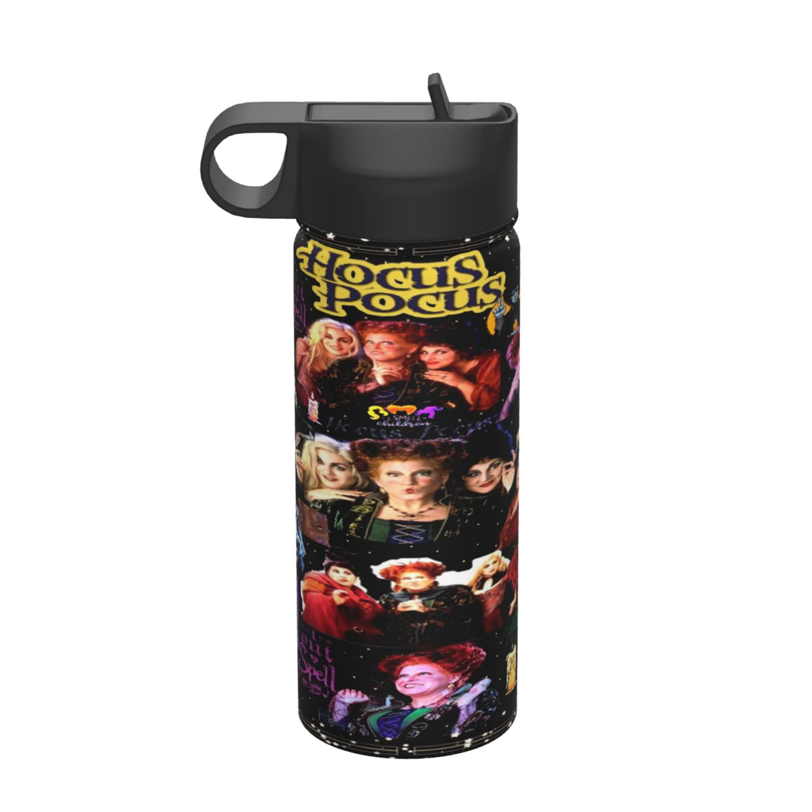 Hocus Pocus Insulated Stainless Steel Wide Mouth Water Bottle with Flex ...