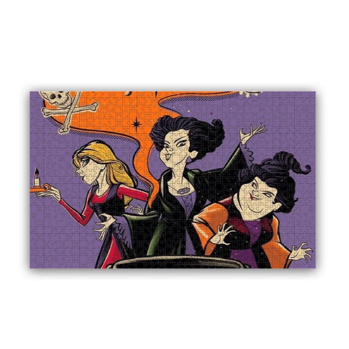 Hocus Pocus Jigsaw Puzzle 1000 Pieces, Cartoon Perfect Interlocking ...