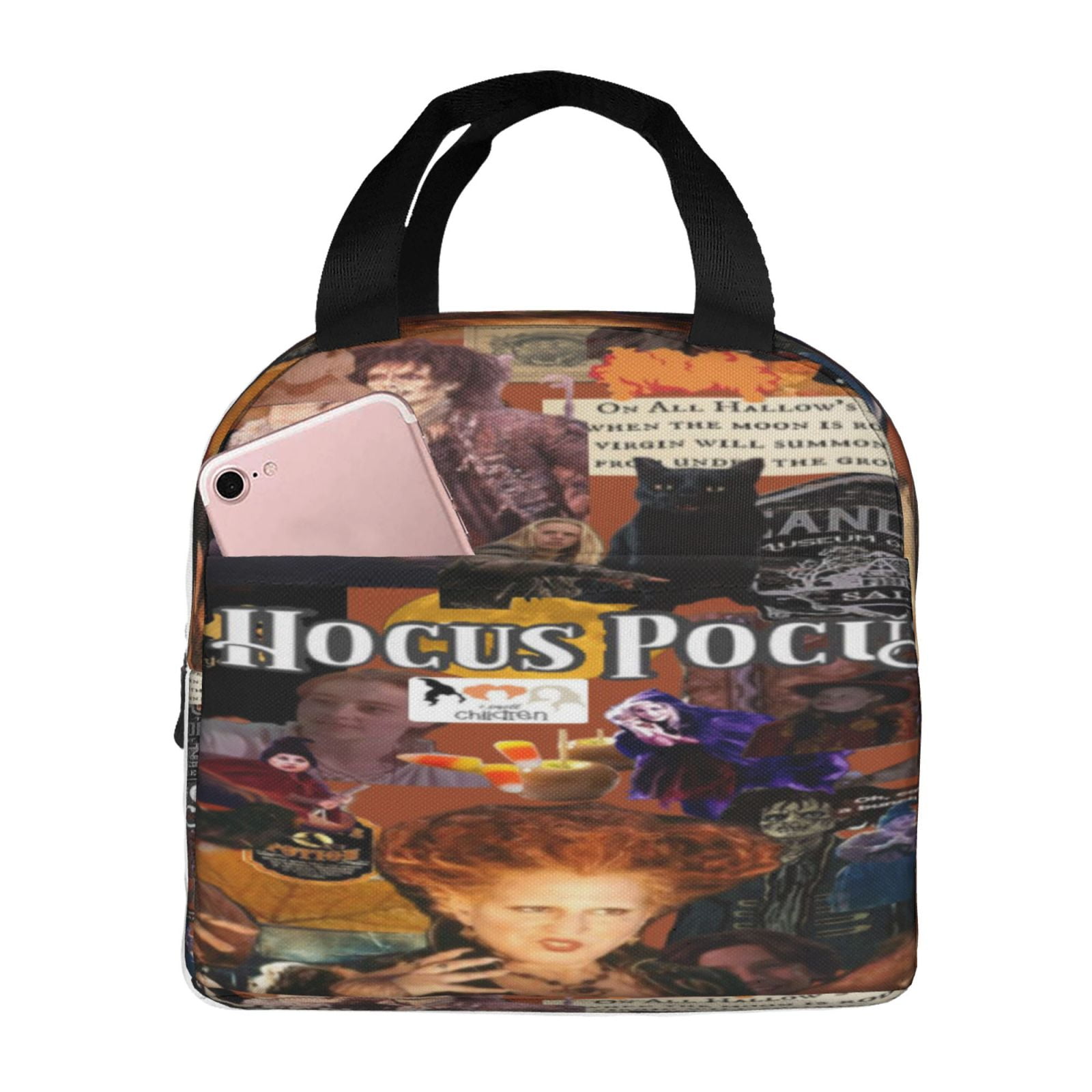 Hocus Pocus Lunch Bag Cartoon Insulated Box Reusable Thermal Bento ...