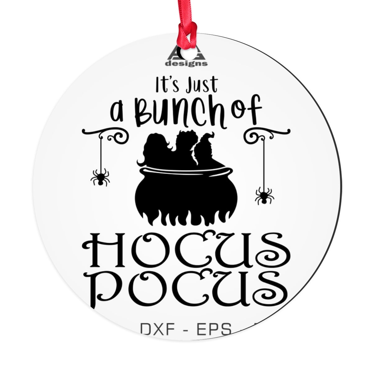 Hocus Pocus MDF Personalized Sublimation Pendant Round Cartoon Disc ...
