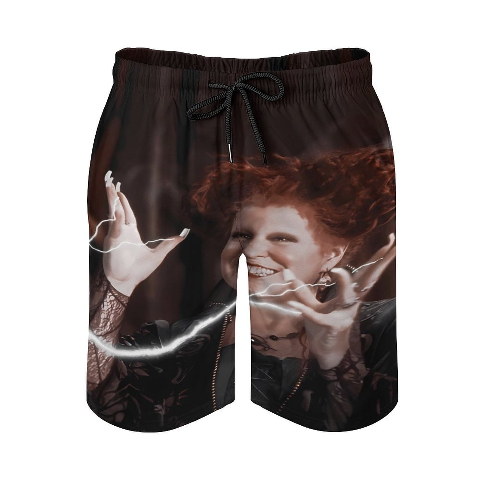 Hocus Pocus Men's Shorts Quick Dry 3D Printed Beach Men's Swim Trunks ...