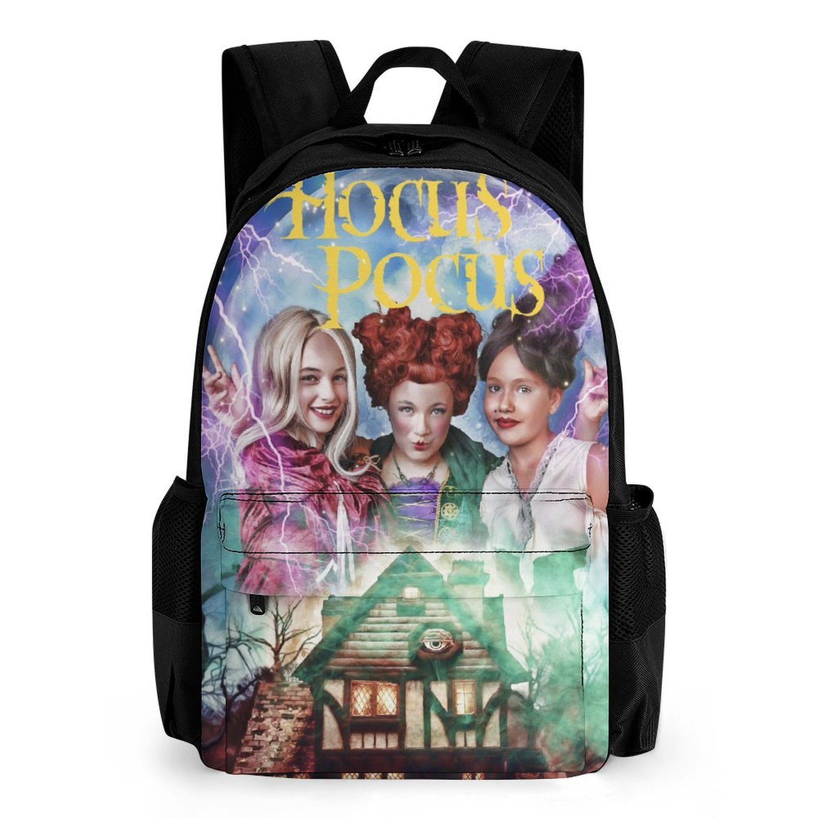 Hocus Pocus Movie Comedy School Bag Laptop Backpack Large Capacity ...