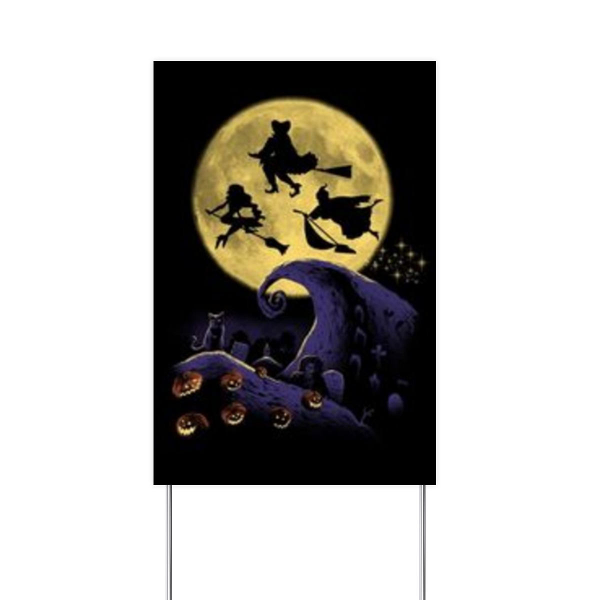 Hocus Pocus Movie Yard Sign Garden Club Farm Bathroom Wall Decor Sign ...