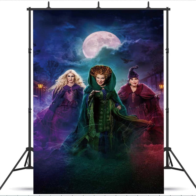 Hocus Pocus Party Supplies Backdrop Banner Poster Birthday Decorations ...