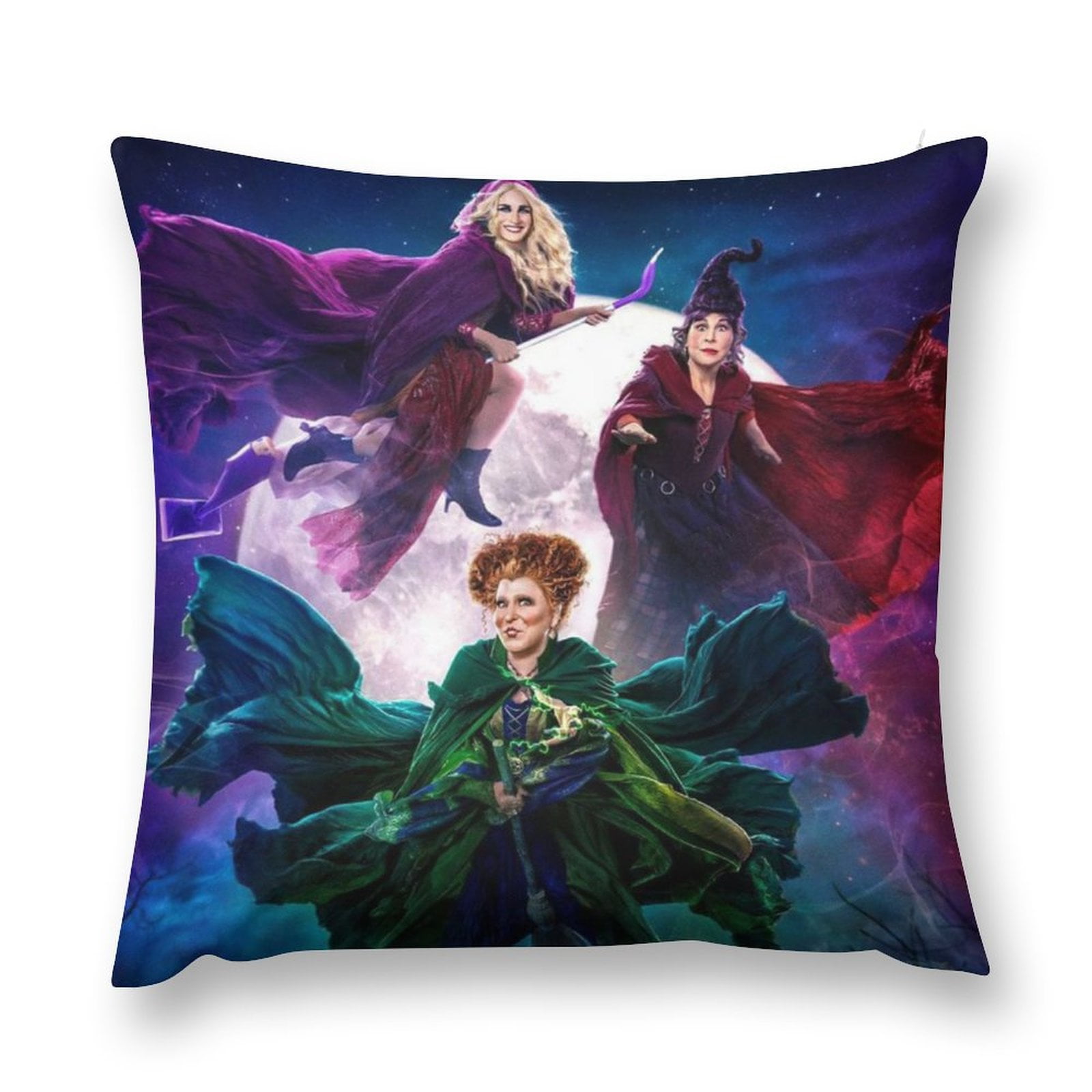 Hocus Pocus Pillow Case Soft Square Pillow Cover Cozy Plush Pillowcases Home Sofa Decoration 26 ...