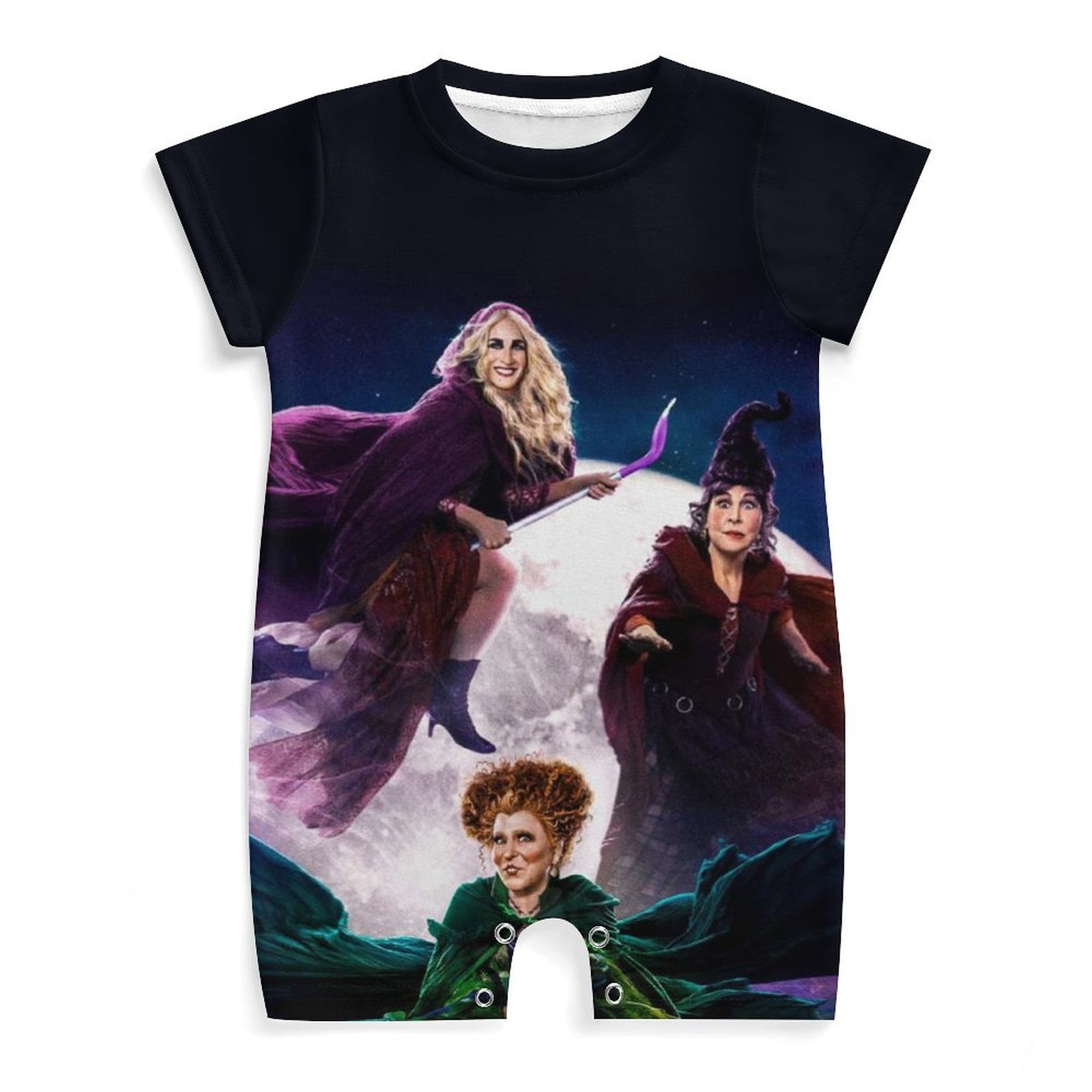 Hocus Pocus Poster Baby Romper Jumpsuit Summer Short Sleeve One-Piece ...