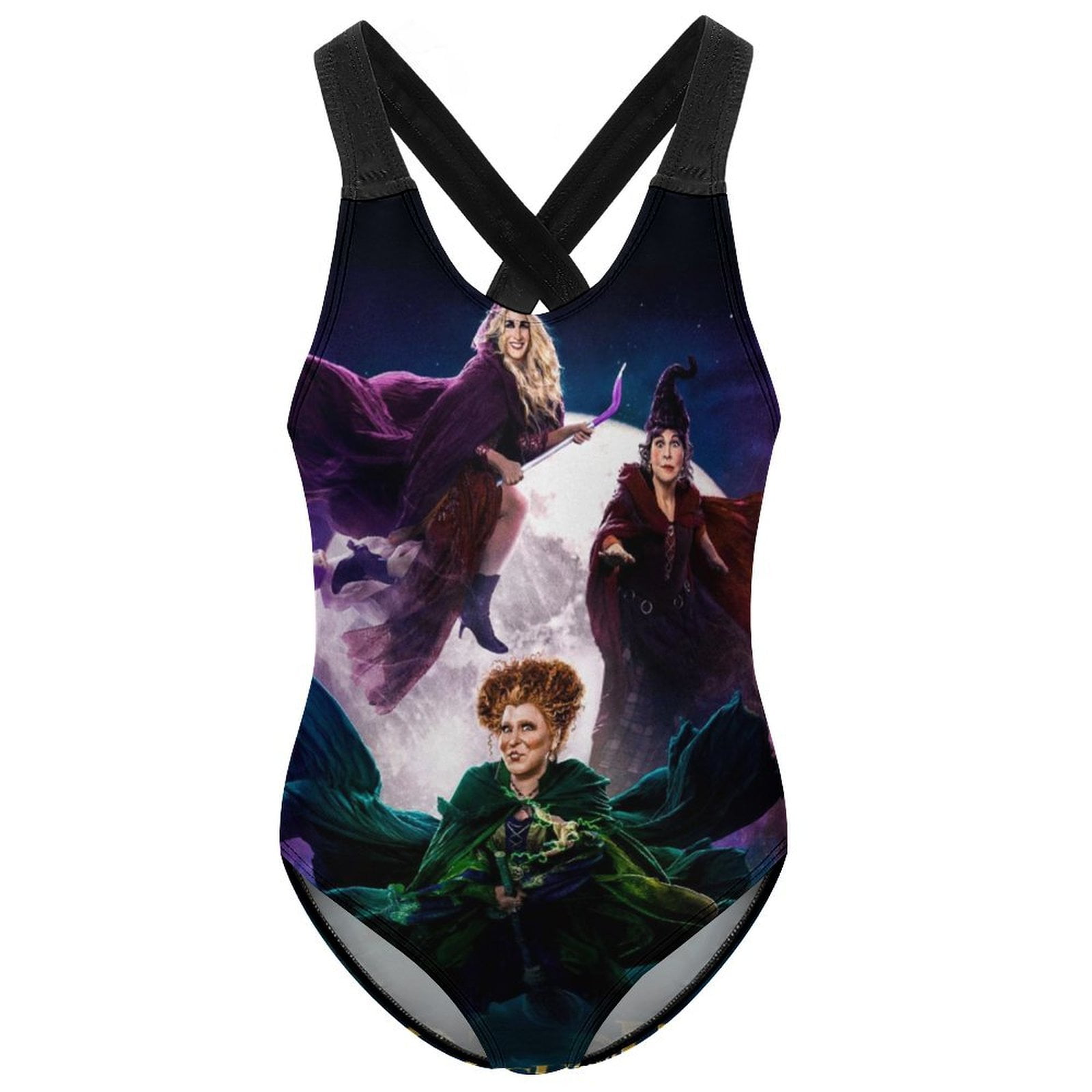 Hocus Pocus Poster Children's One-piece Swimsuit Summer Girl's Swimming ...