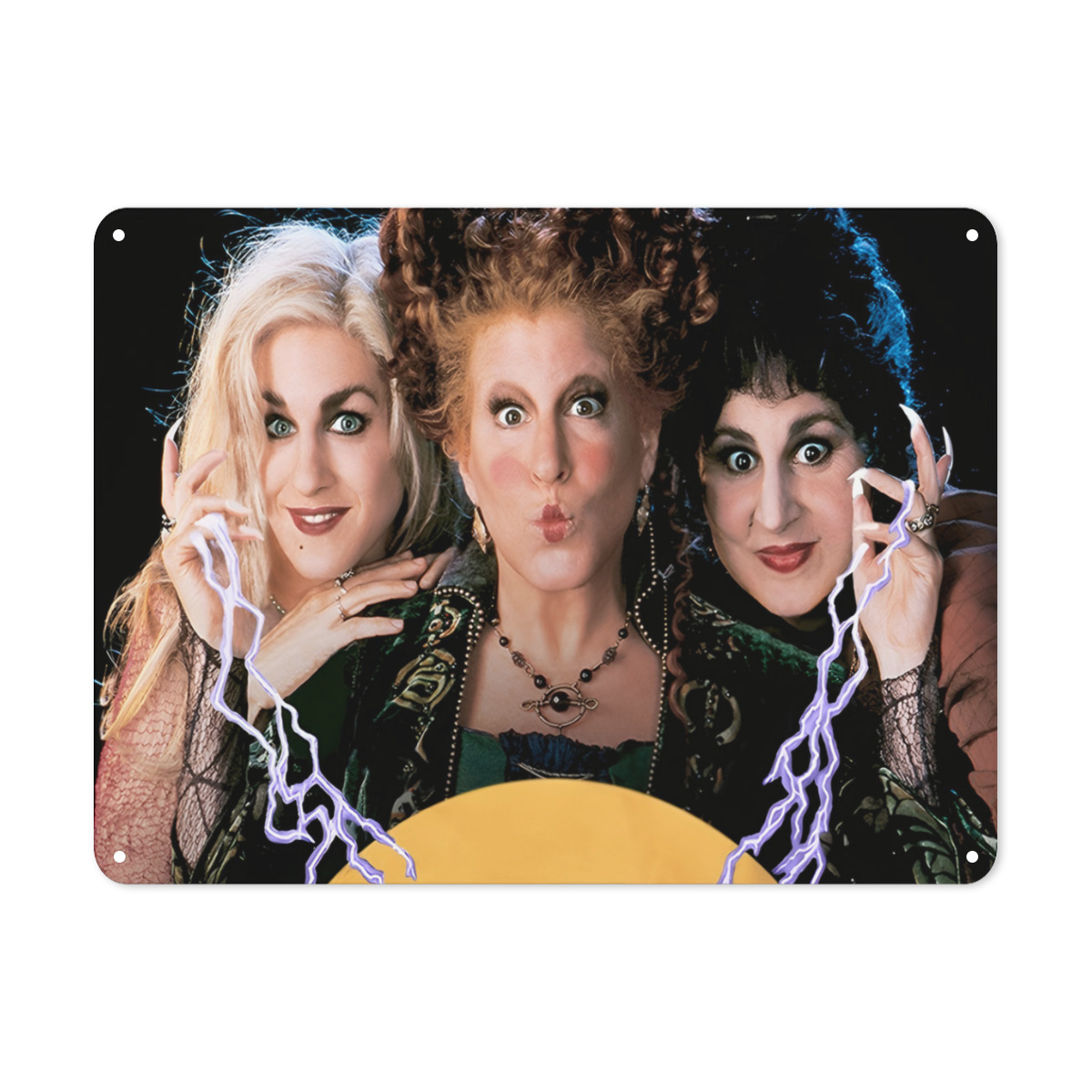 Hocus Pocus Poster Tin Painting Halloween Retro Tin Sign Retro Plaque ...