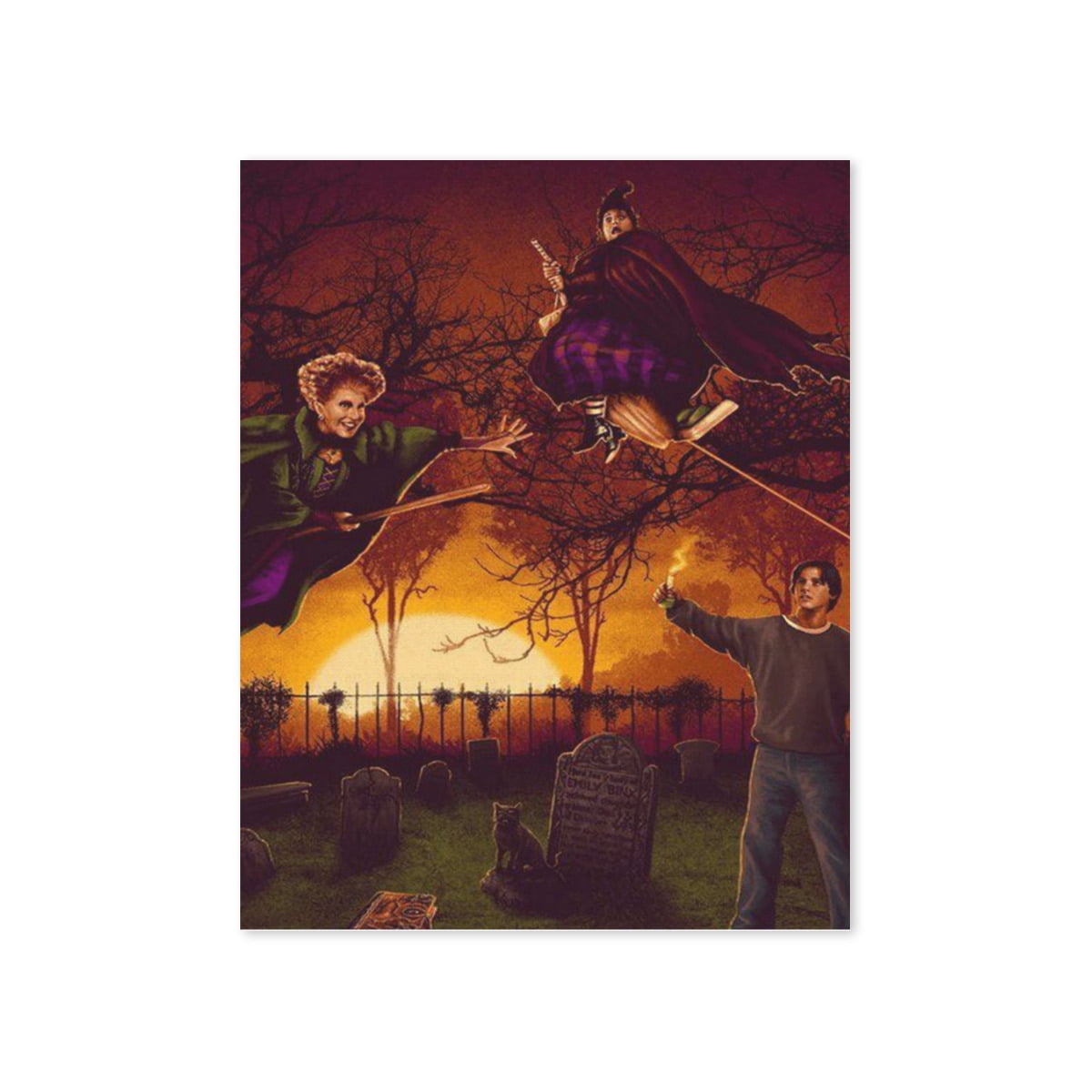 Hocus Pocus Poster Wall Art -Bedroom Paintings Frameless Paintings ...