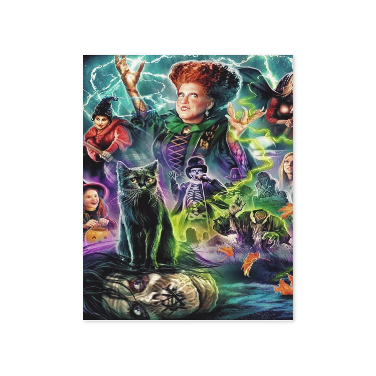 Hocus Pocus Poster Wall Art -Bedroom Paintings Frameless Paintings ...