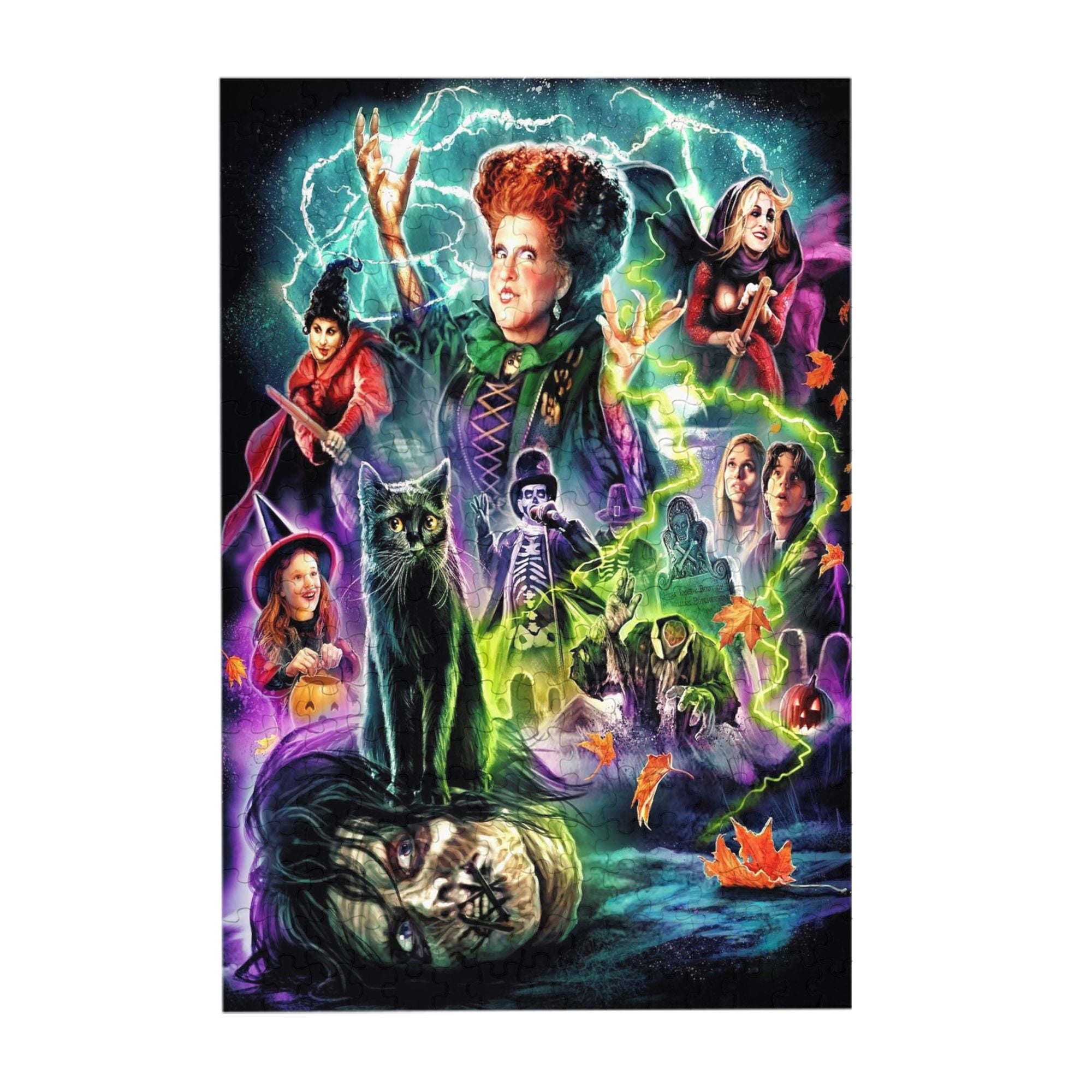 Hocus Pocus Puzzle For Adults And Teenagers Cartoon Jigsaw Puzzle For ...