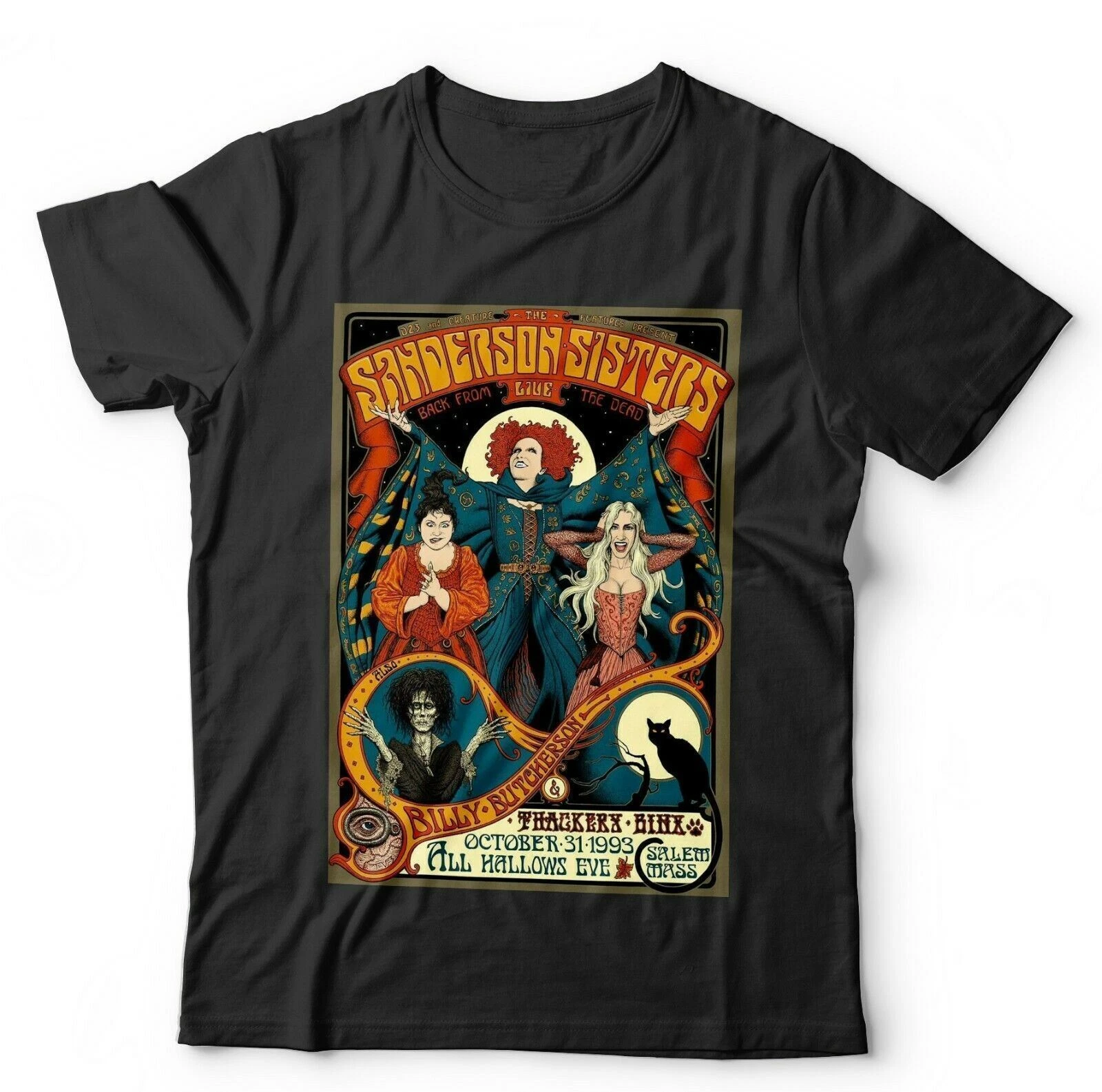 Hocus Pocus Sanderson Sisters Halloween Witch Retro Vintage Unisex T ...