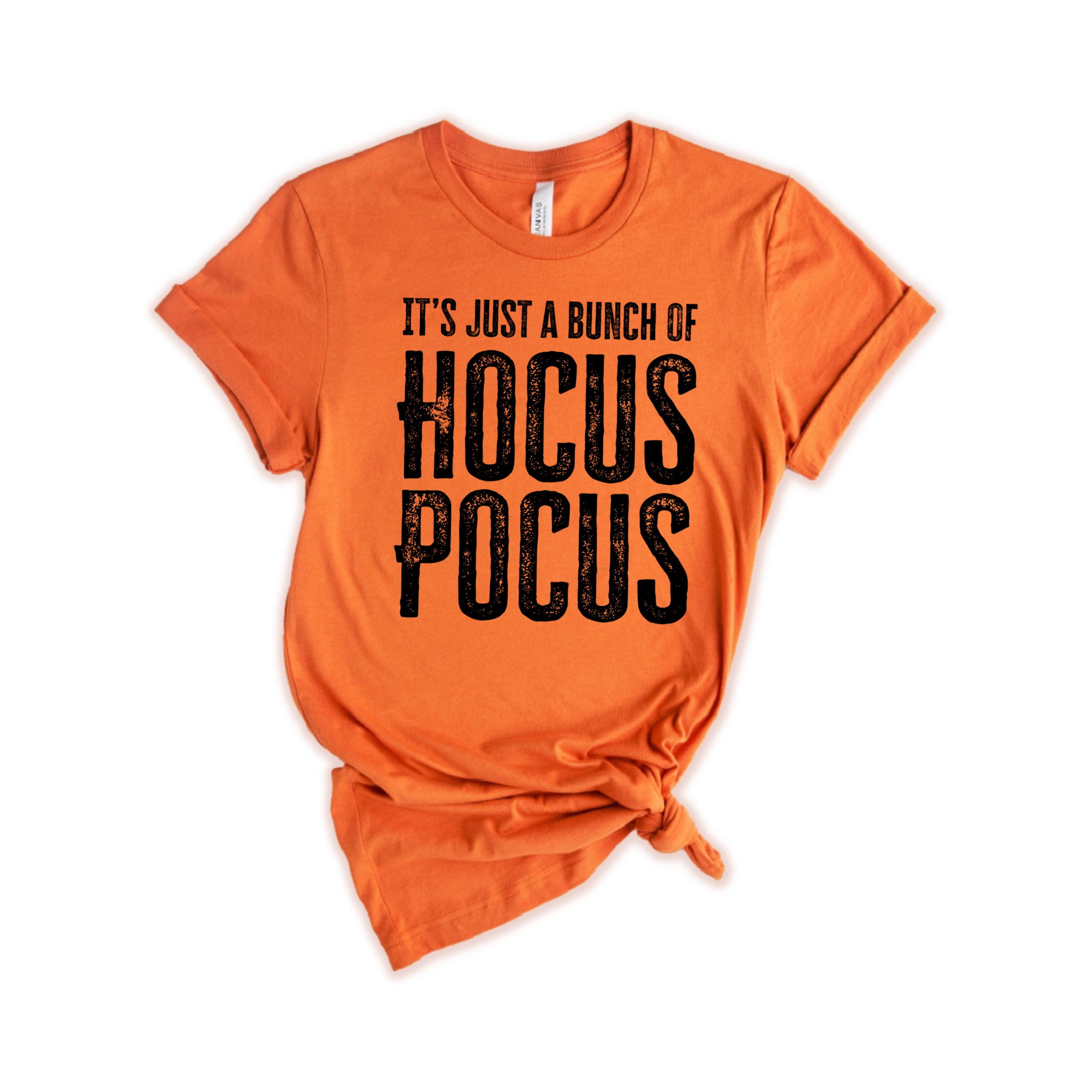 Hocus Pocus T Shirt - Funny Halloween Shirts for Women & Men - Graphic ...