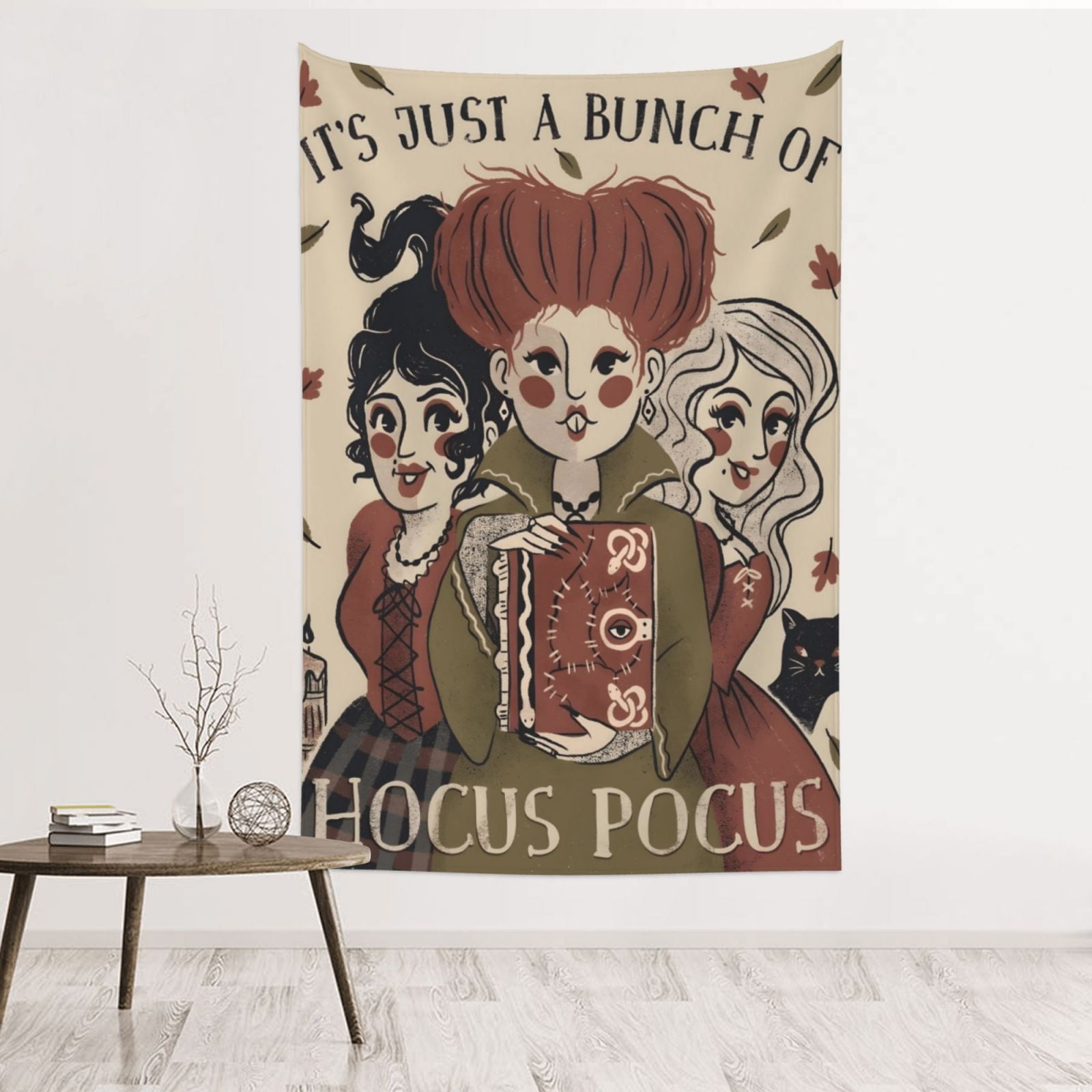 Hocus Pocus Tapestry Banner Decorations Anime Movie Wall Hanging Poster ...