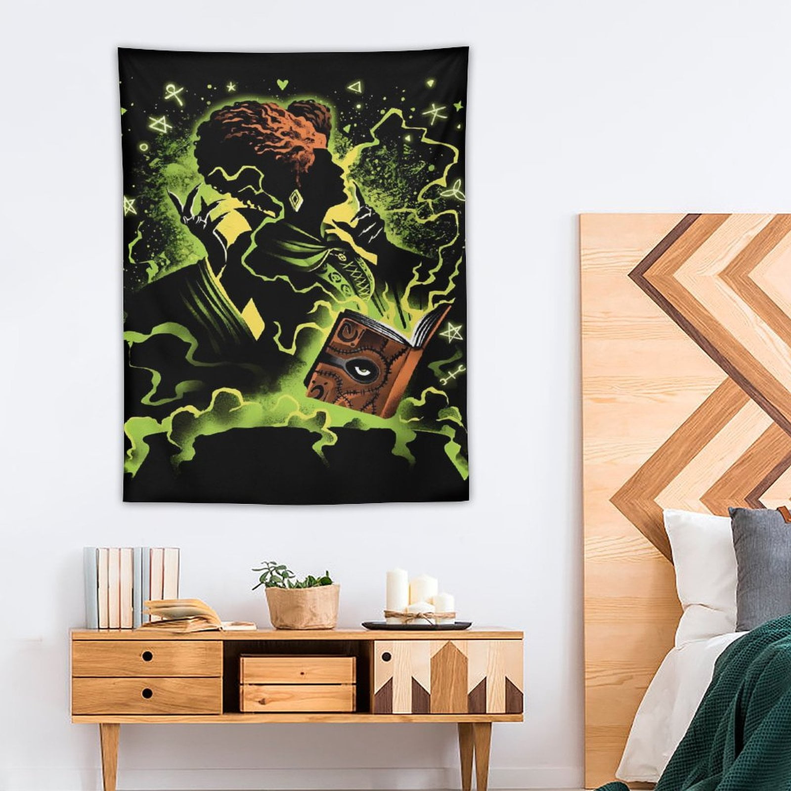 Hocus Pocus Tapestry Bedroom Indie Vertical Tapestry Wall Hanging for ...