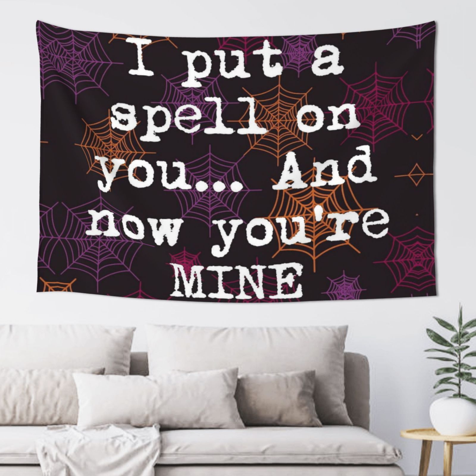 Hocus Pocus Tapestry Poster – Vibrant Art Wall Hanging for Bedroom ...