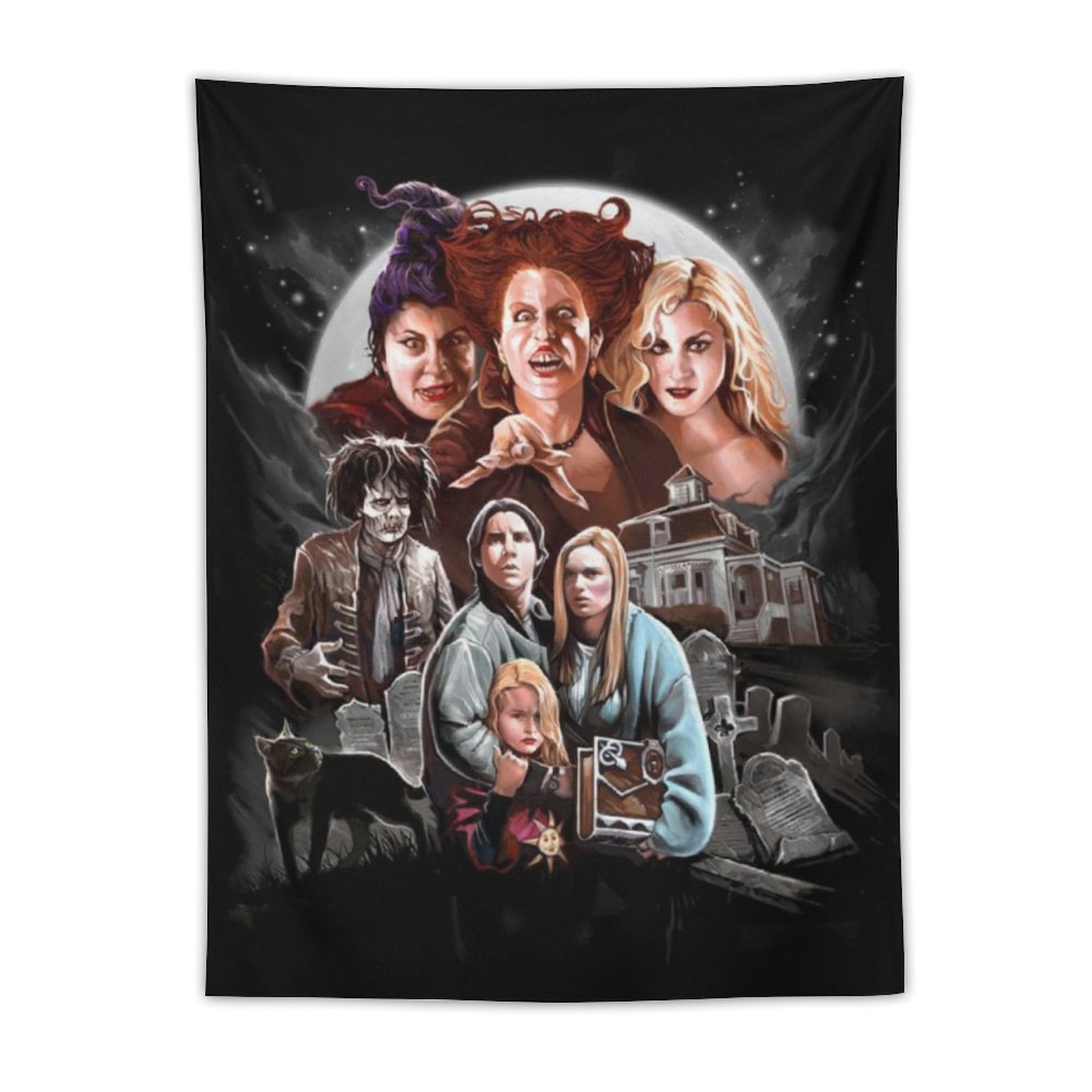 Hocus Pocus Tapestry Wall Hanging Tapestries 30"x40" Wall Blanket ...