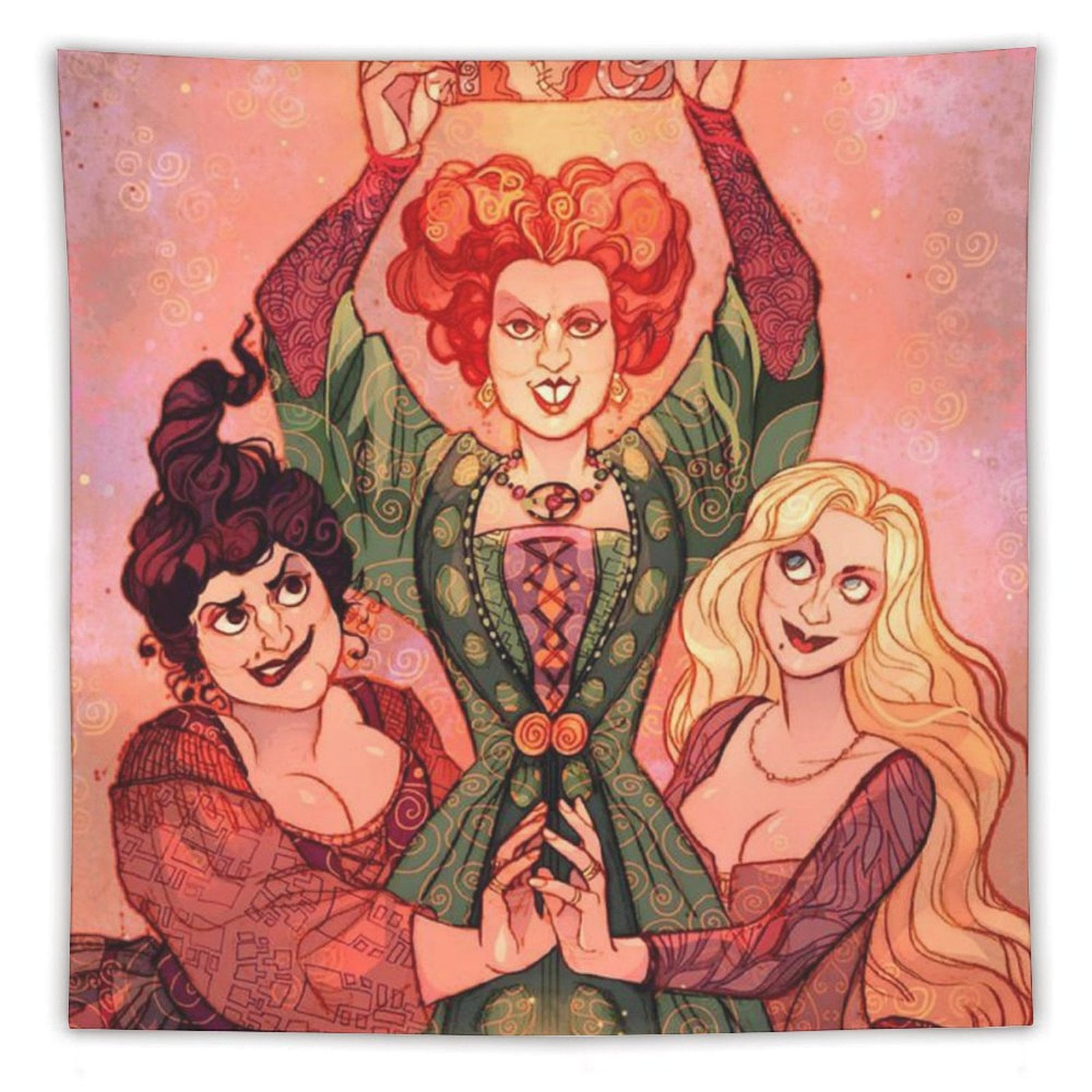 Hocus Pocus Tapestry Wall Hanging Tapestries 60"x60" Wall Blanket ...