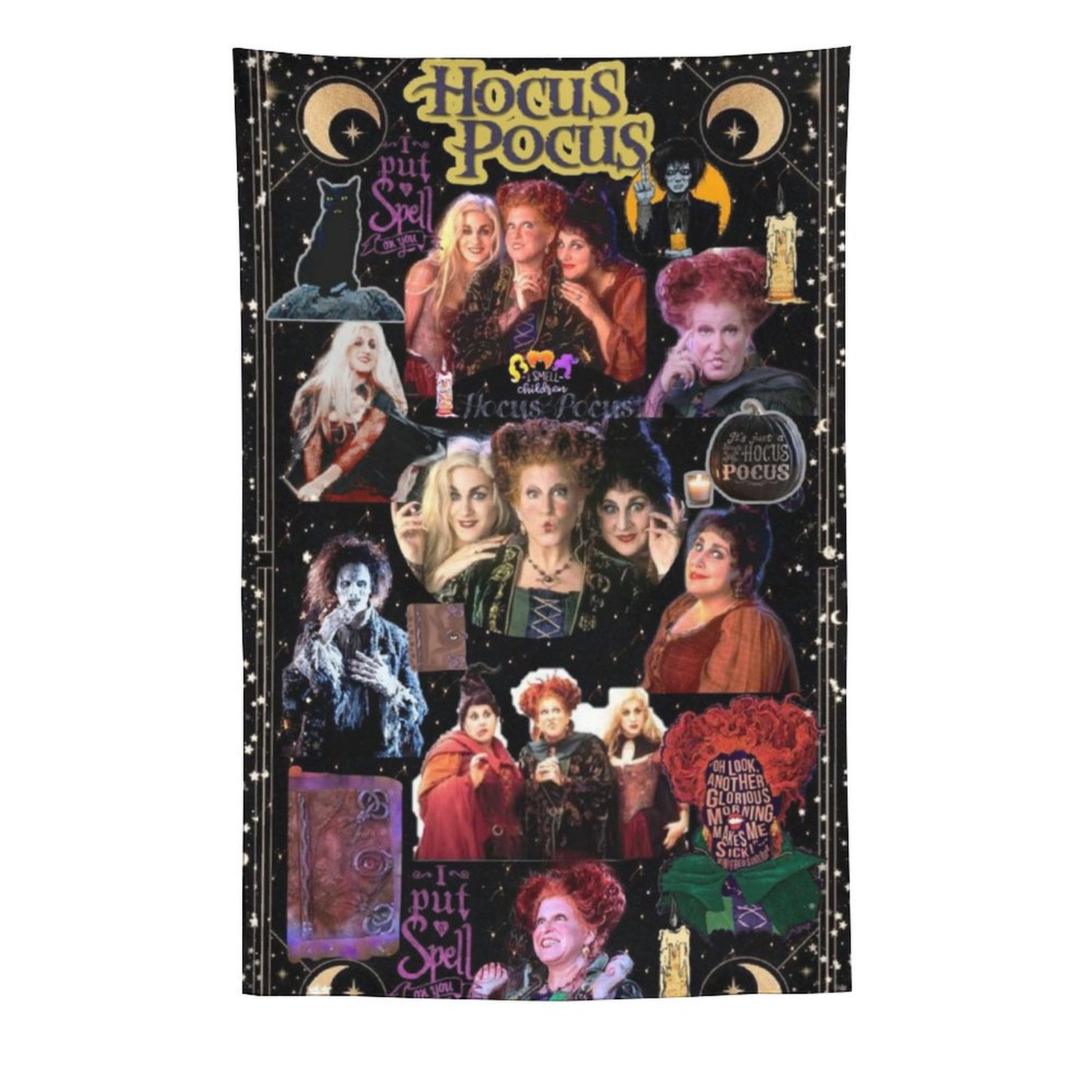 Hocus Pocus Tapestry Wall Hanging Tapestries 60"x90" Wall Blanket ...