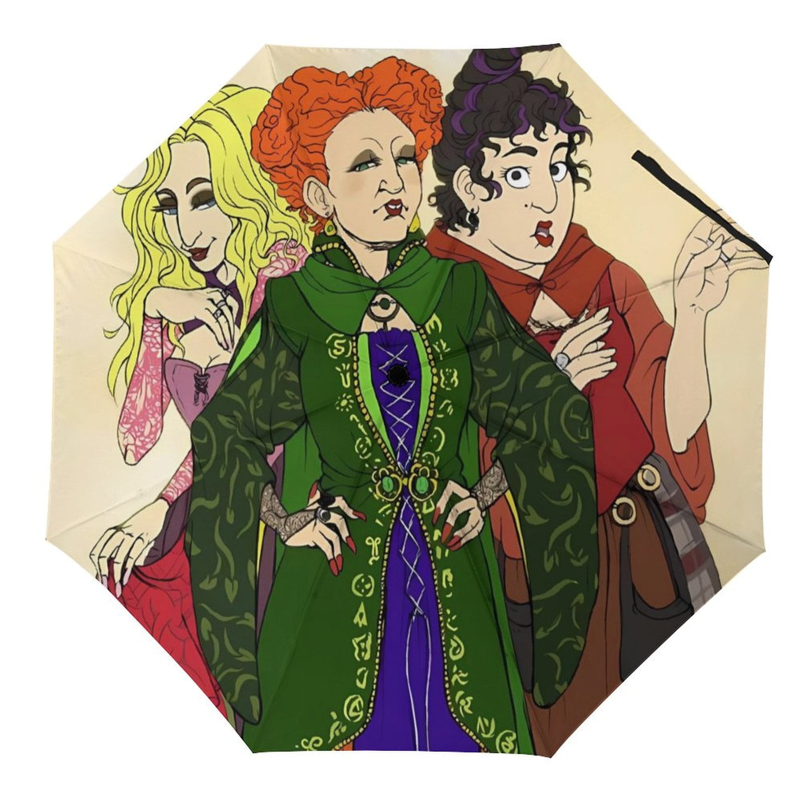 Hocus-Pocus Umbrella for Adults Teens Kids, Lightweight Windproof Anti ...